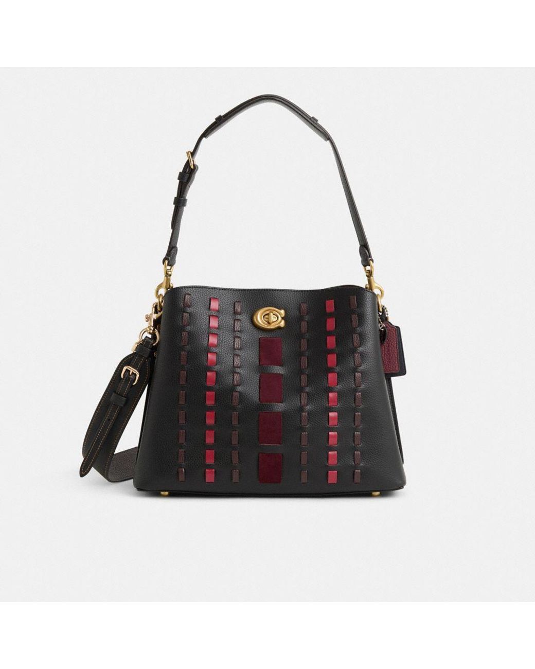 COACH Upcrafted Willow Shoulder Bag in Black | Lyst