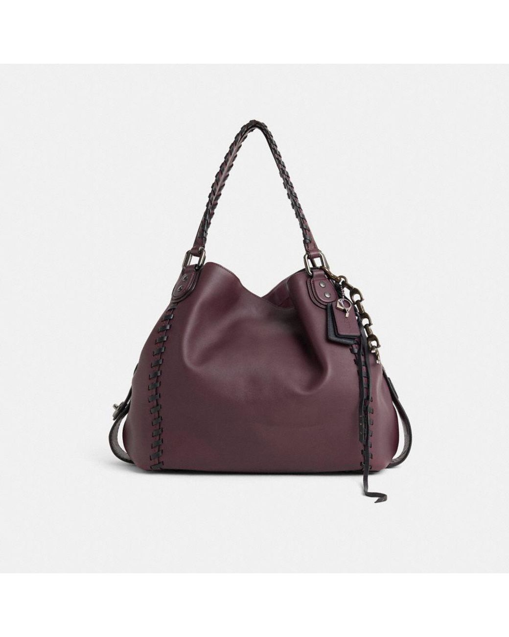 COACH Upcrafted Edie Shoulder Bag 42 in Purple | Lyst