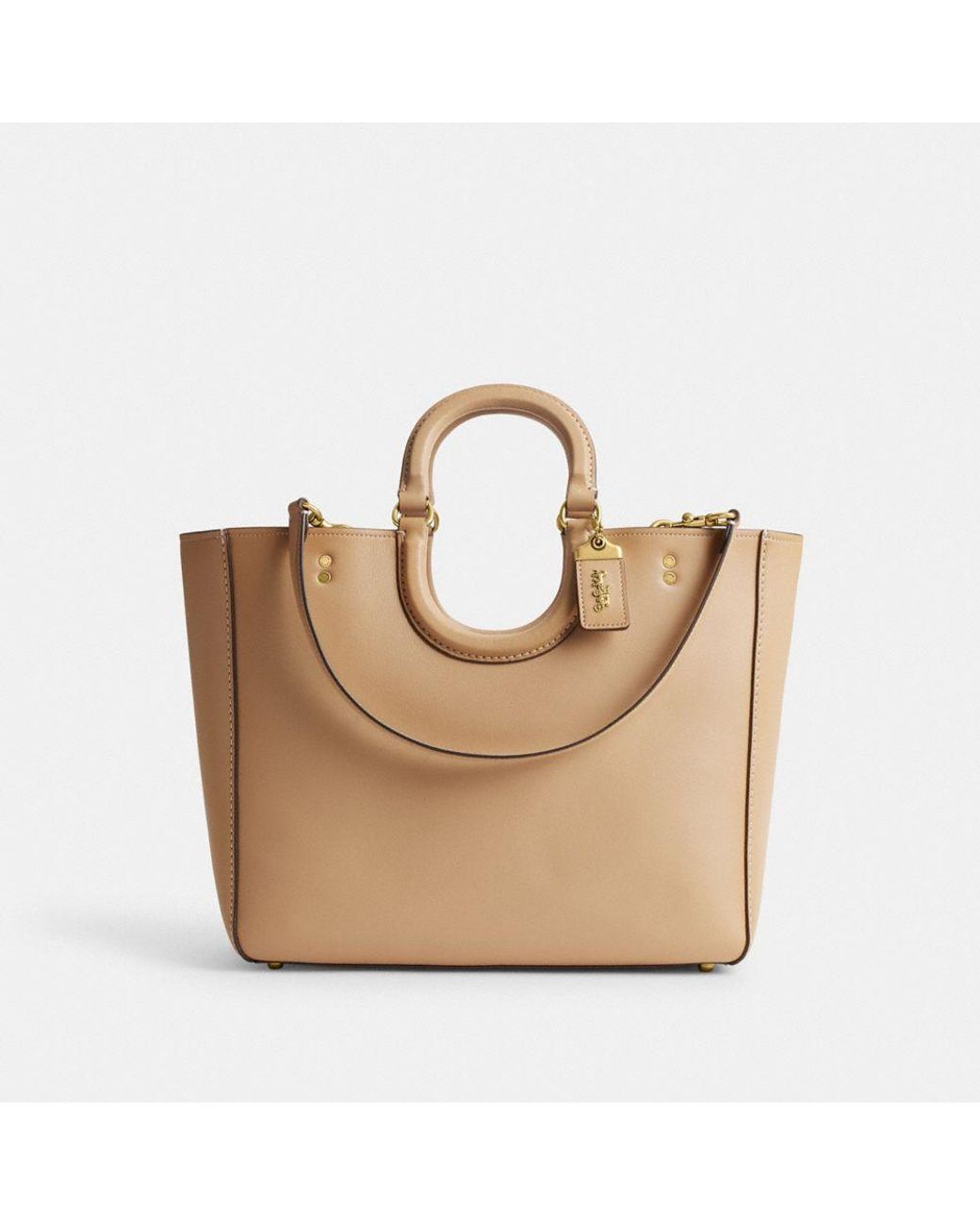 COACH Rae Tote Bag in Natural | Lyst