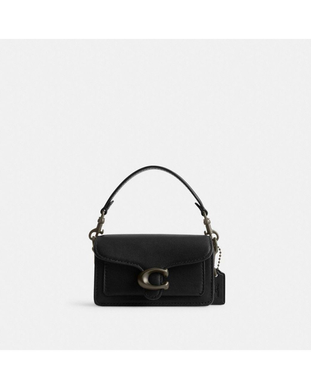 COACH Tabby Bag 12 in Black | Lyst