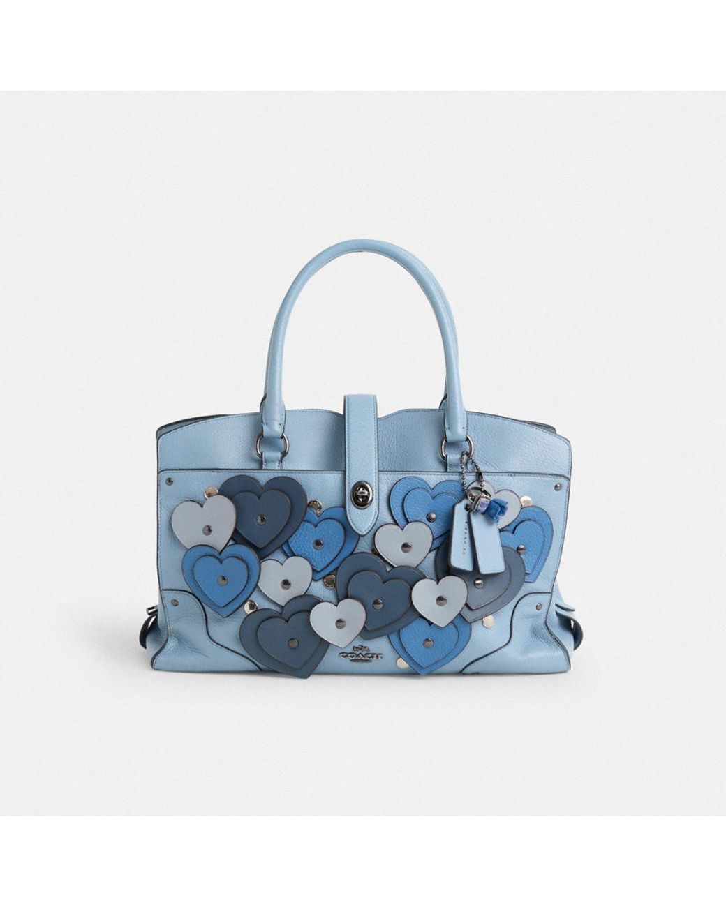 COACH Upcrafted Mercer Satchel in Blue | Lyst