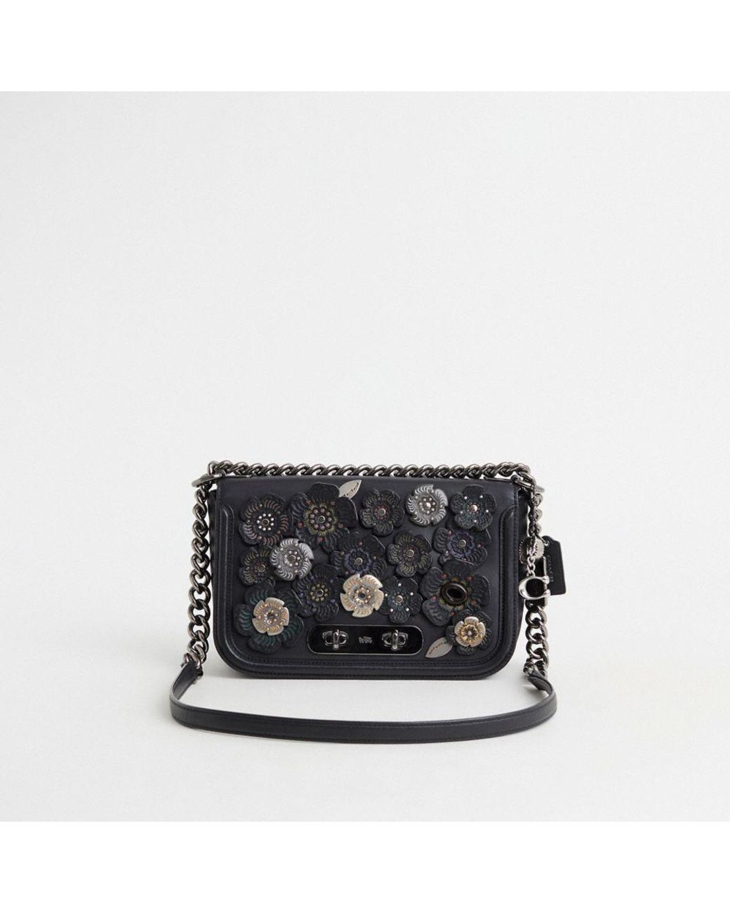 COACH Upcrafted Swagger Shoulder Bag in Black | Lyst