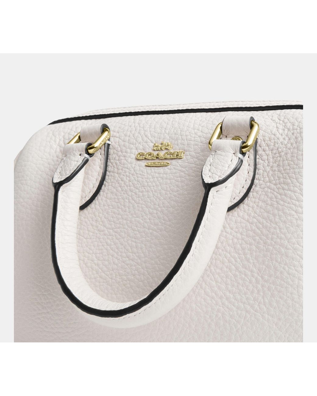 COACH Mini Rowan Crossbody Bag In Signature Canvas in Black | Lyst UK