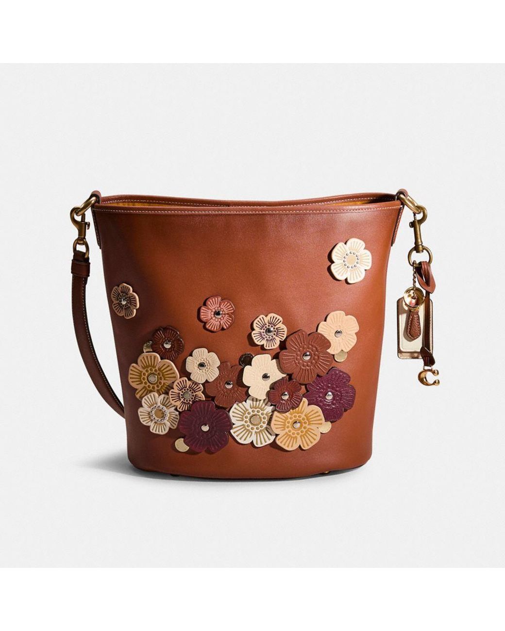 COACH Upcrafted Dakota Bucket Bag in Brown | Lyst