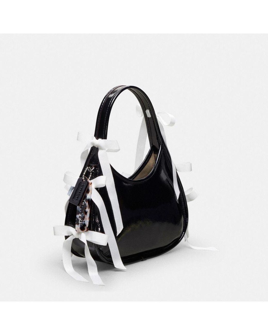 COACH Ergo Bag In Crinkle Patent Topia Leather With Allover COACH Ergo Bag In Crinkle Patent Topia Leather With Allover