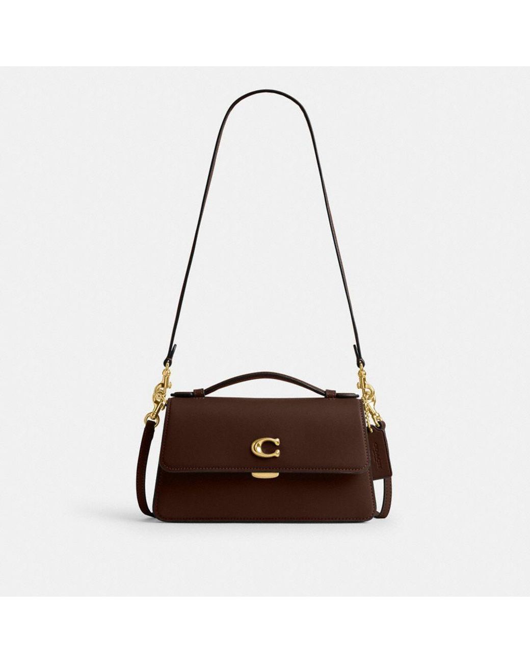 COACH Juno Bag in Brown | Lyst