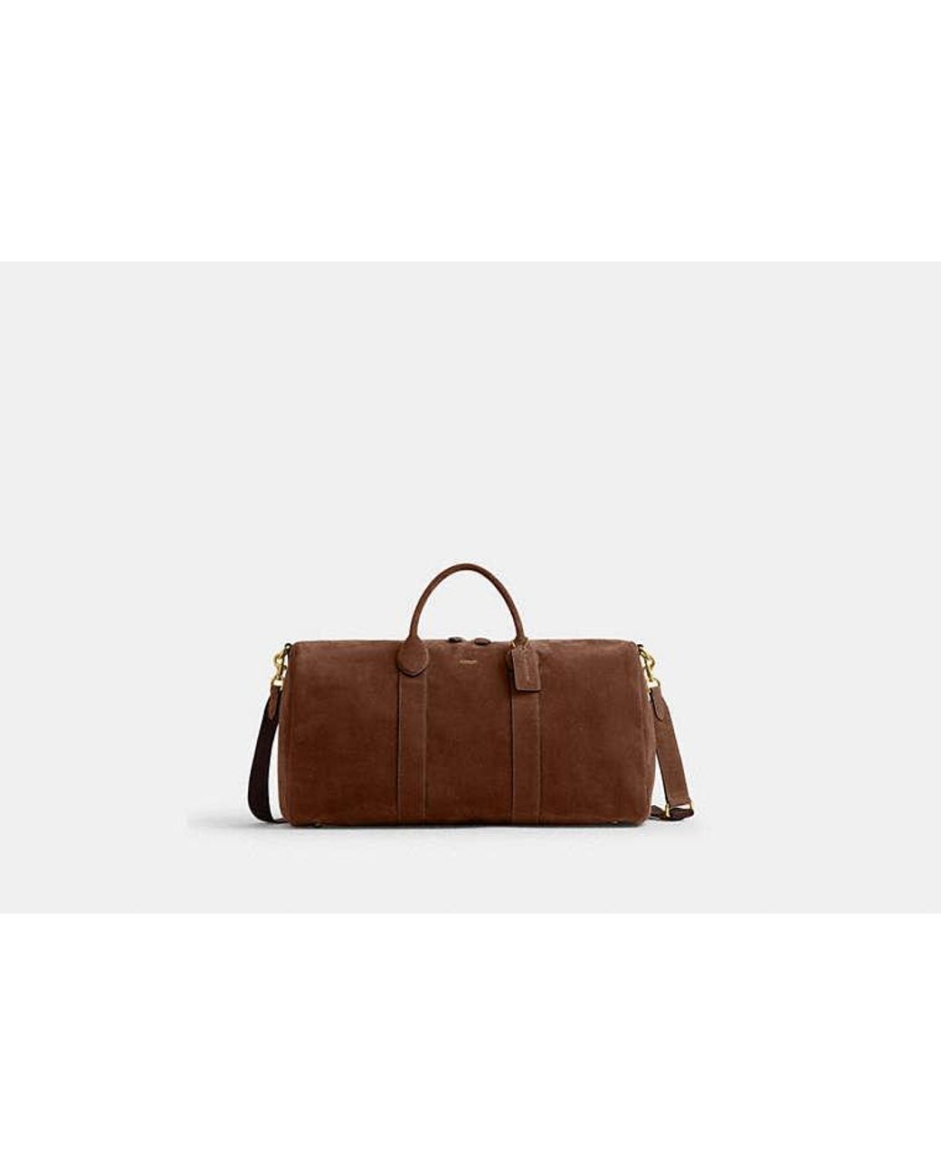 COACH Compass Bag 50 in Brown | Lyst UK