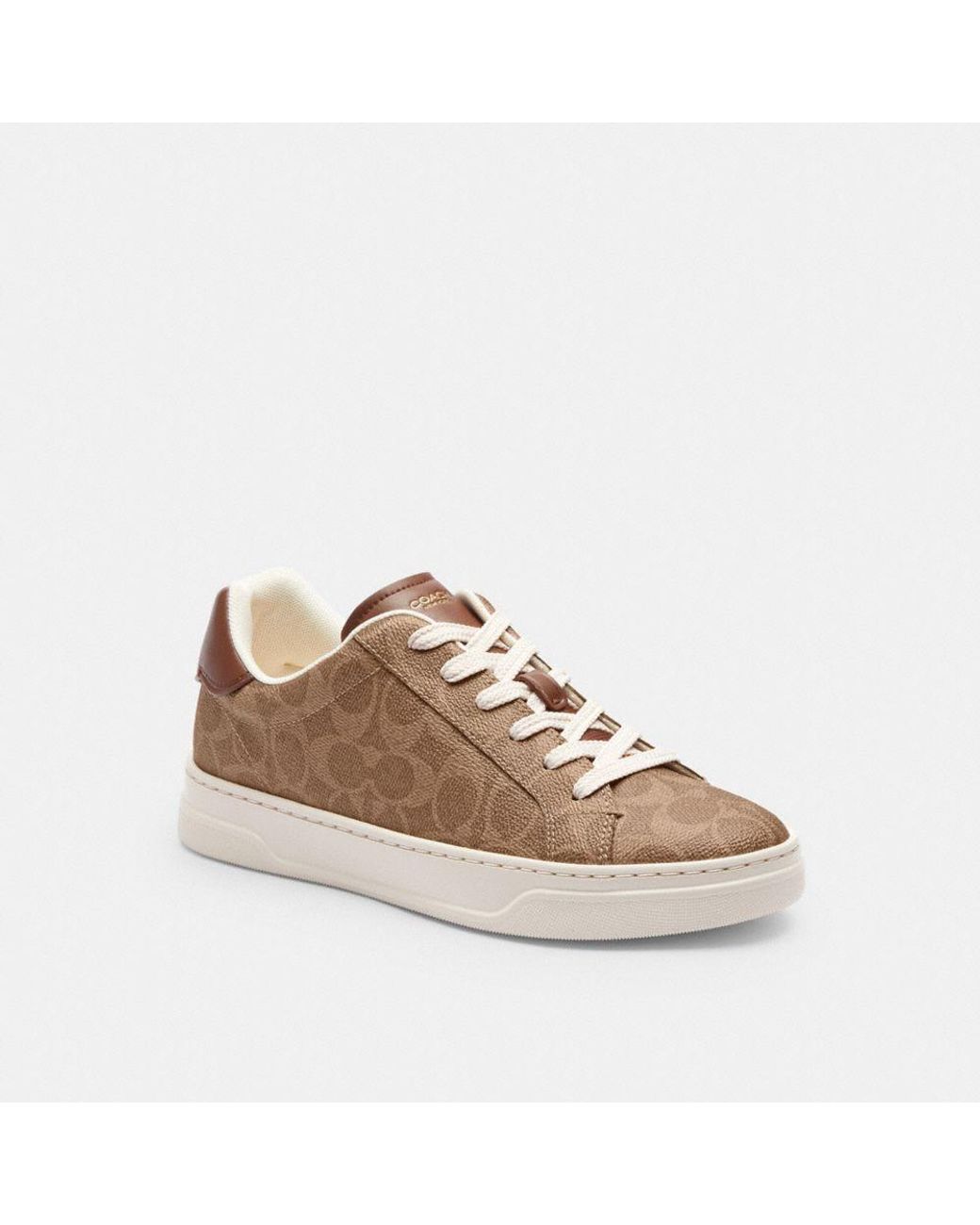 COACH Sneakers High Line in Brown | Lyst