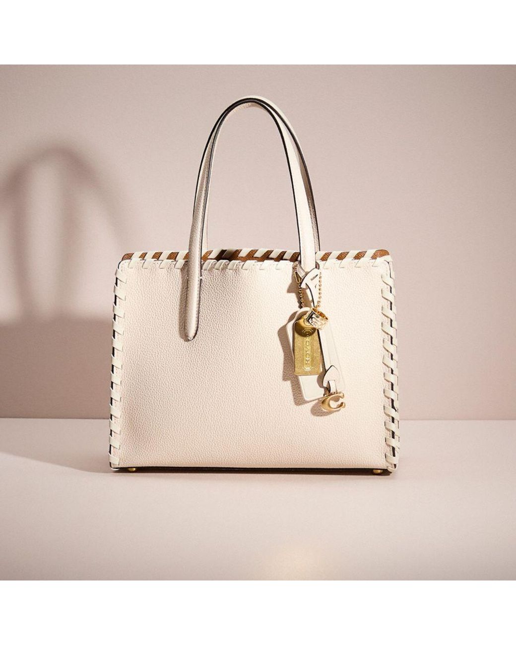 COACH Upcrafted Carter Carryall Bag 28 in Natural | Lyst