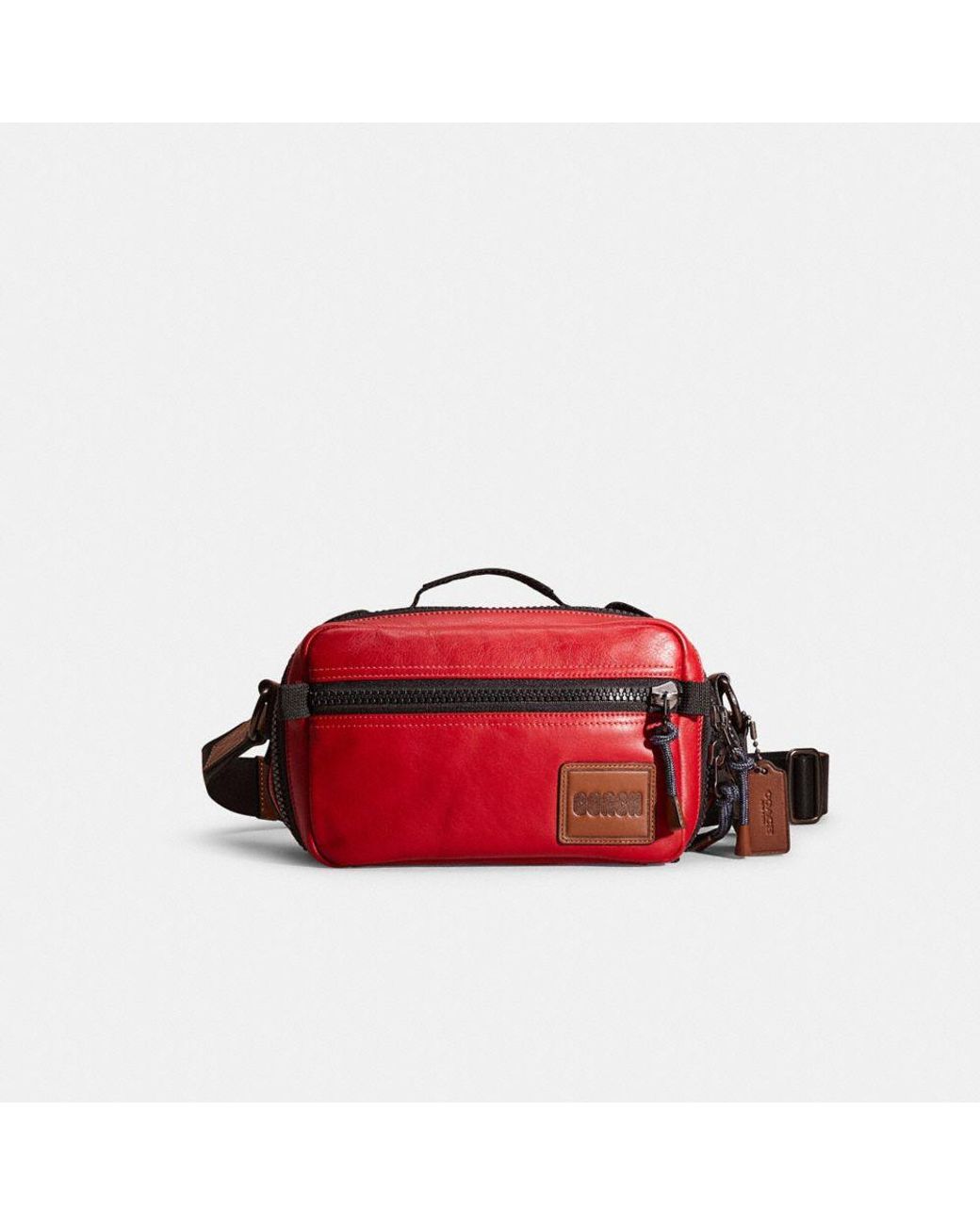 COACH Restored Pacer Top Handle Crossbody With Patch for Men | Lyst