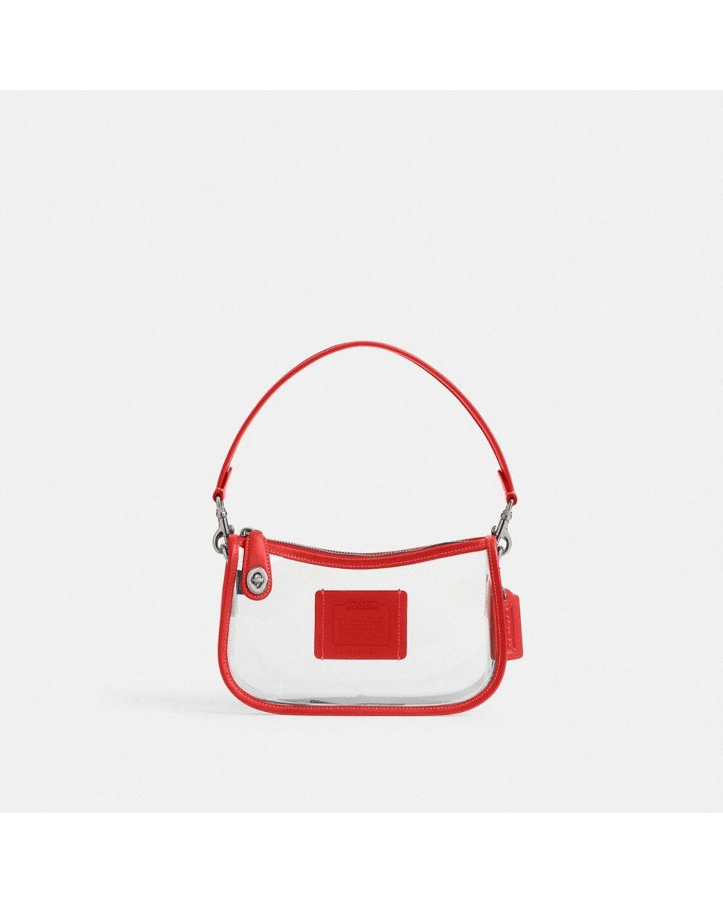 COACH Stadium Swinger Bag in Red | Lyst