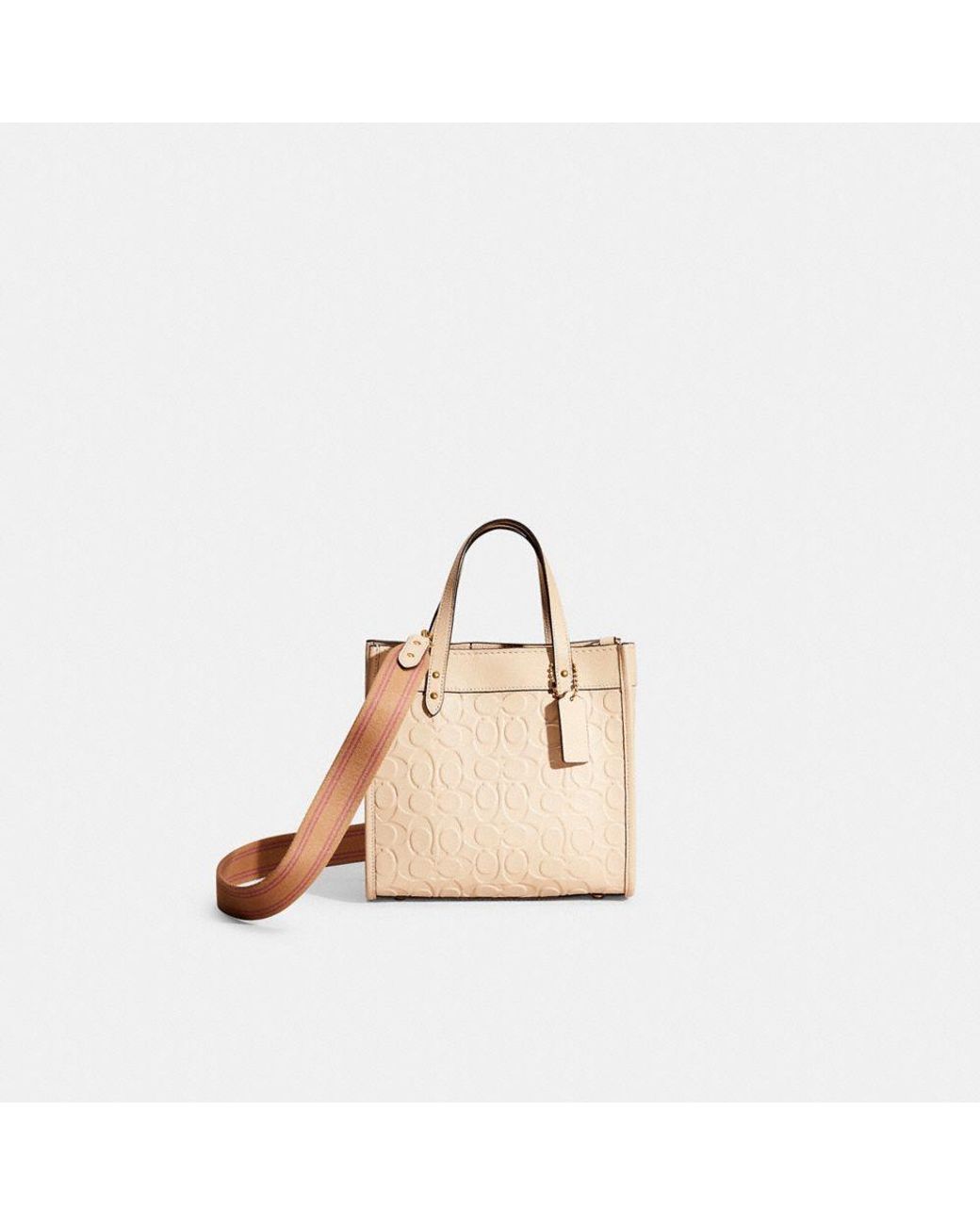 COACH Restored Field Tote 22 In Signature Leather in Natural | Lyst
