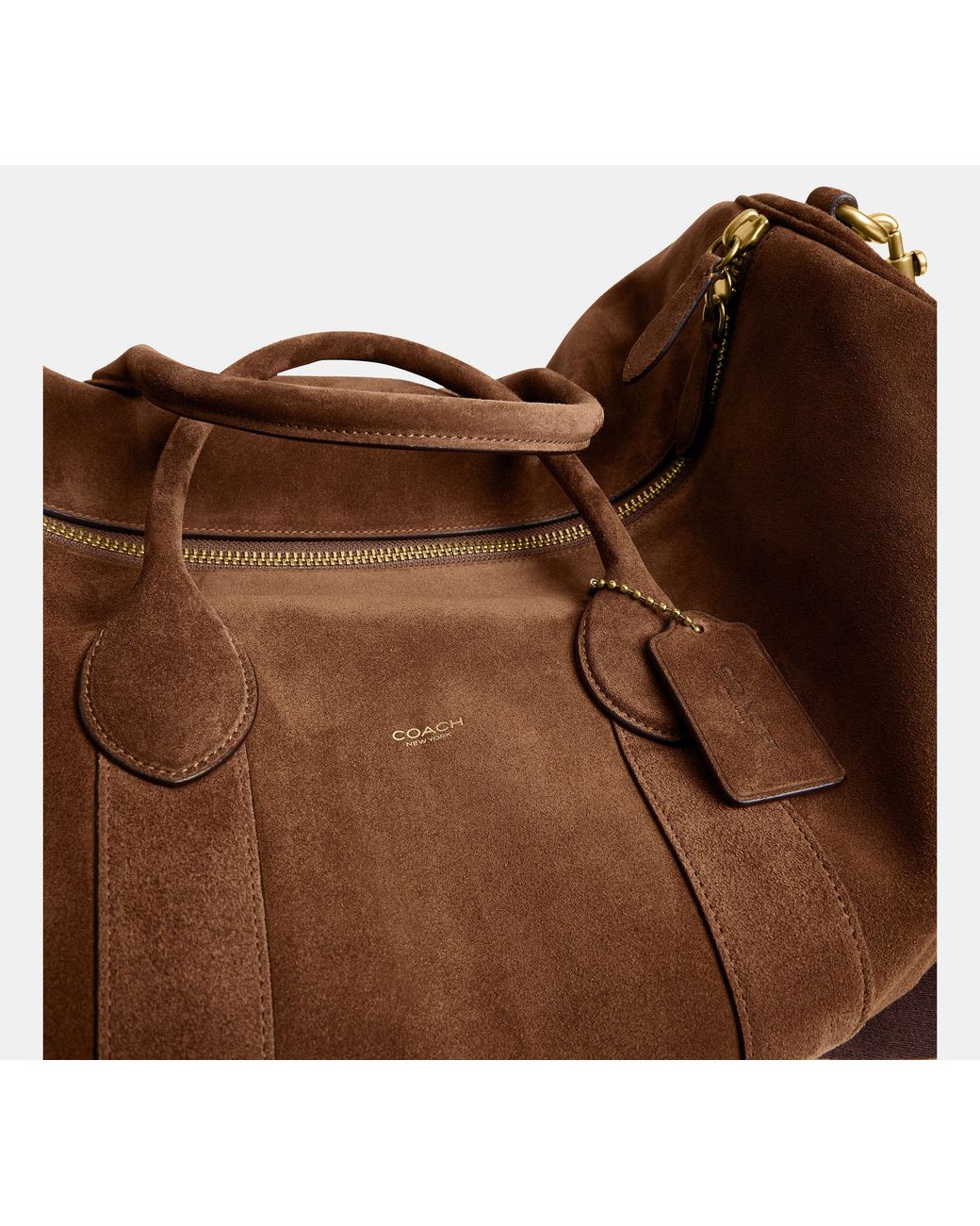 COACH Compass Bag 50 in Brown | Lyst UK