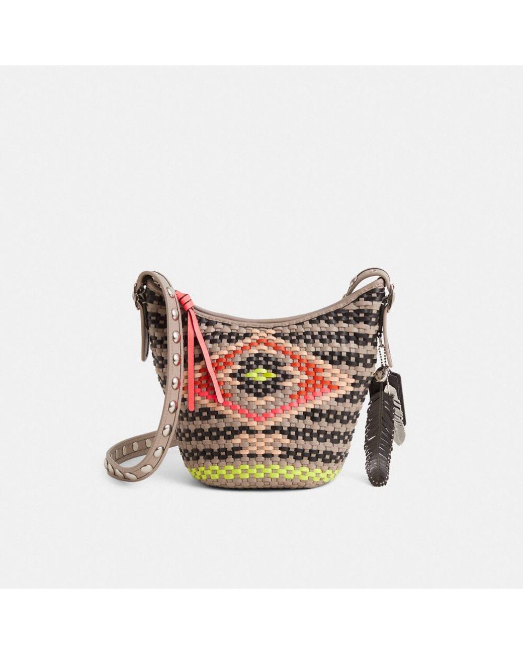 COACH Upcrafted Mini Duffle in Pink | Lyst