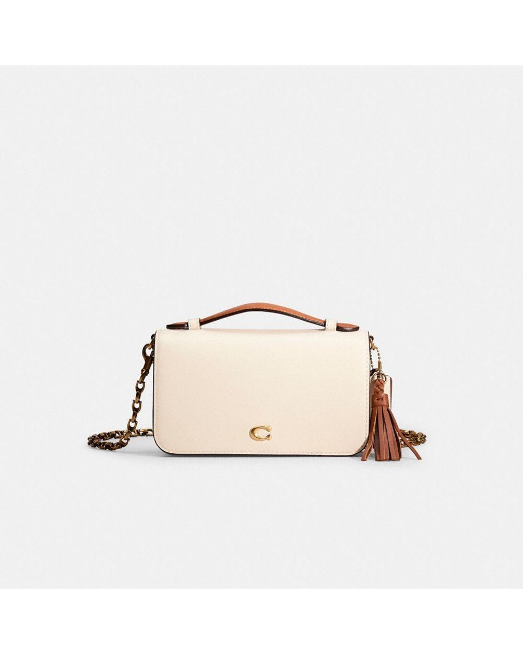 COACH Upcrafted Bea Crossbody Bag in Natural | Lyst