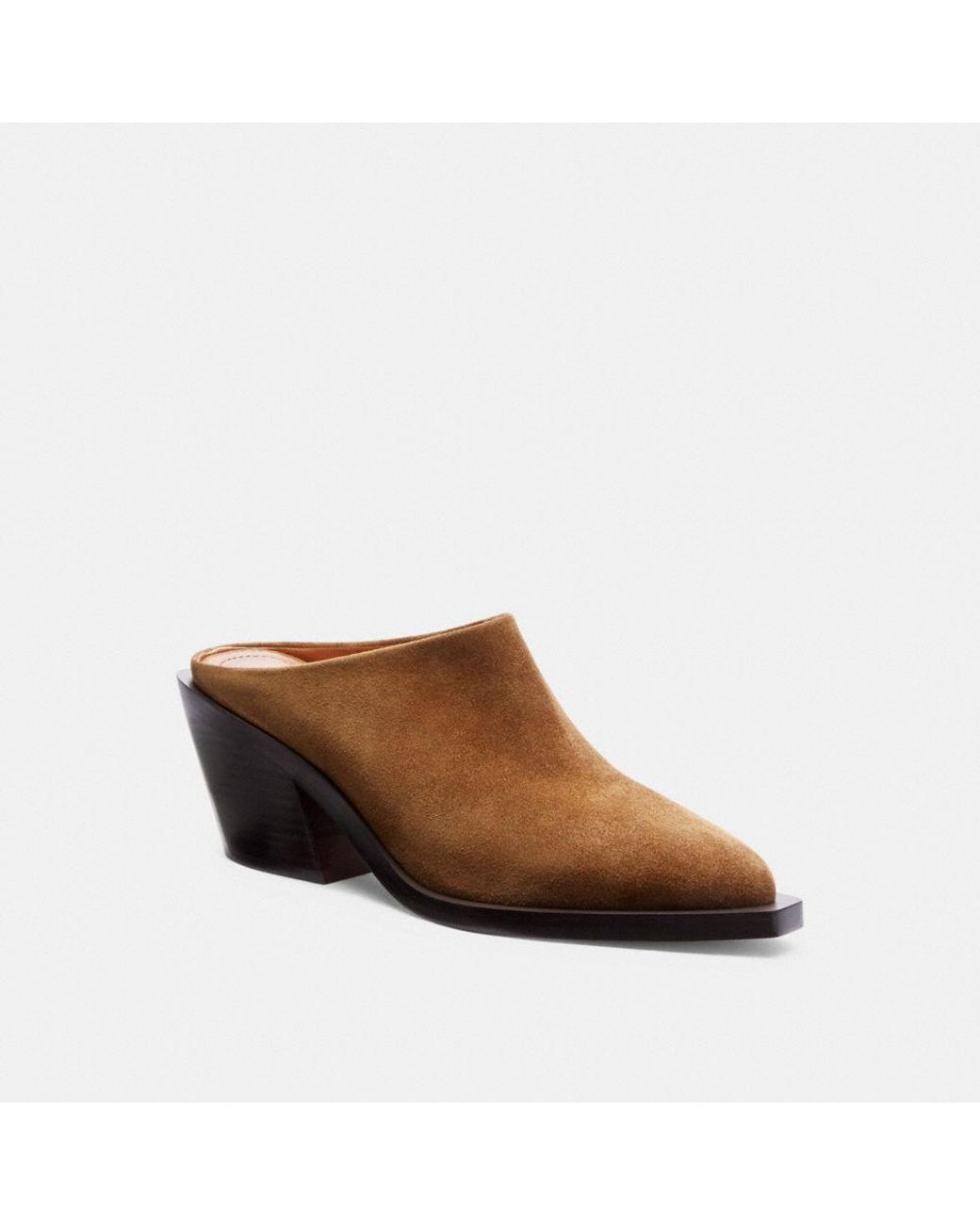 COACH Paloma Mule in Brown | Lyst