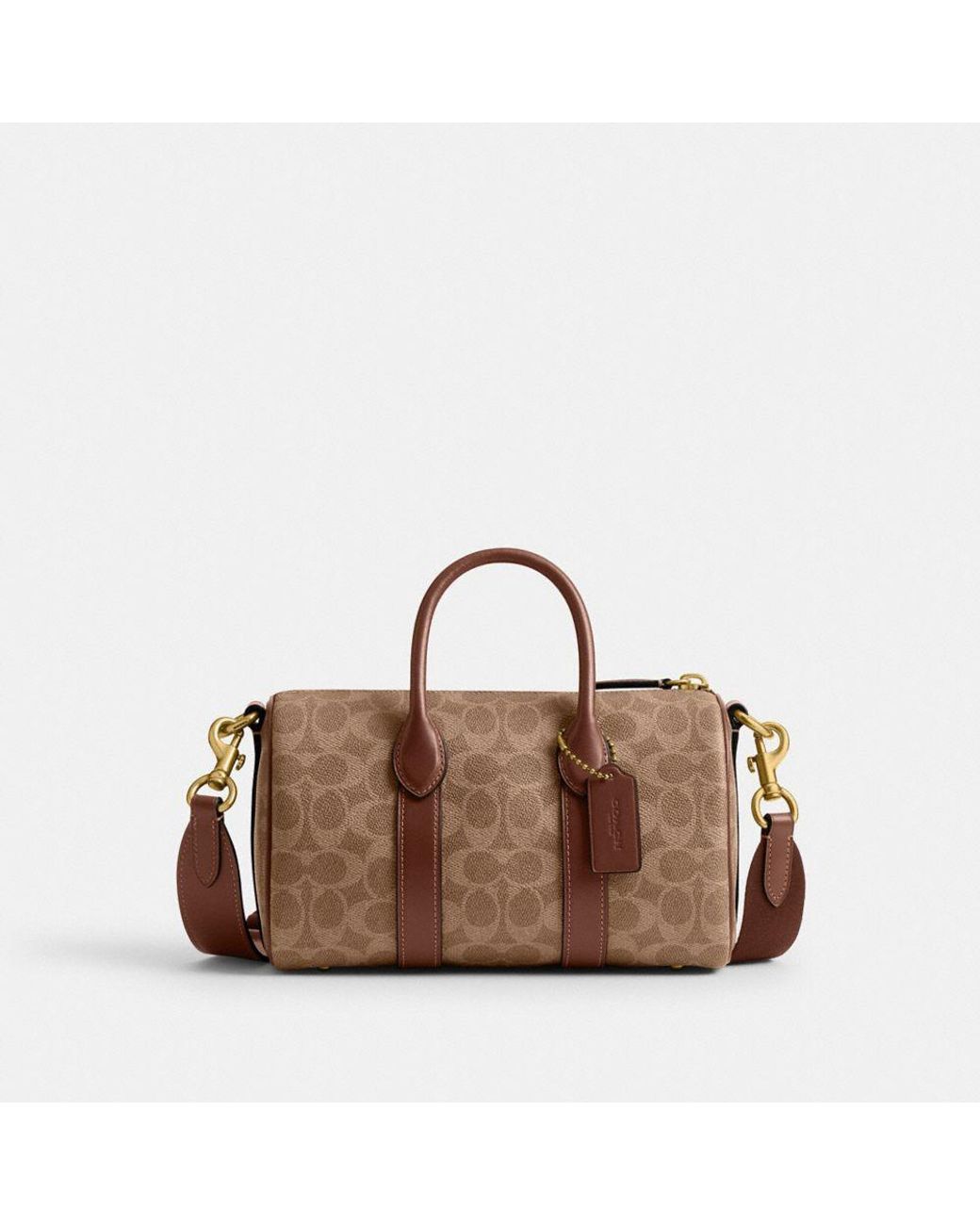 COACH Compass Bag 25 In Signature Canvas in Brown for Men | Lyst