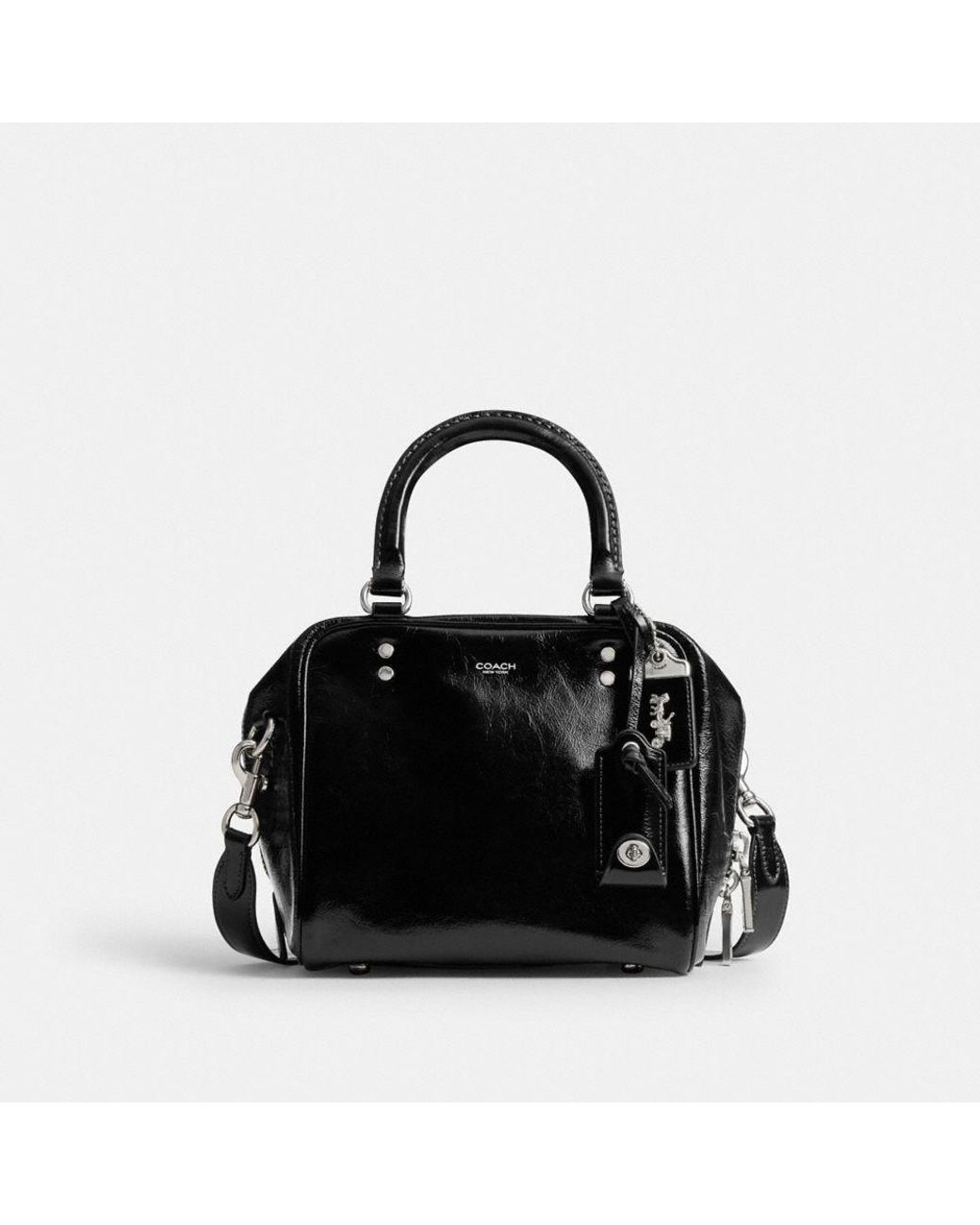 COACH Cube Rogue Bag 20 in Black | Lyst