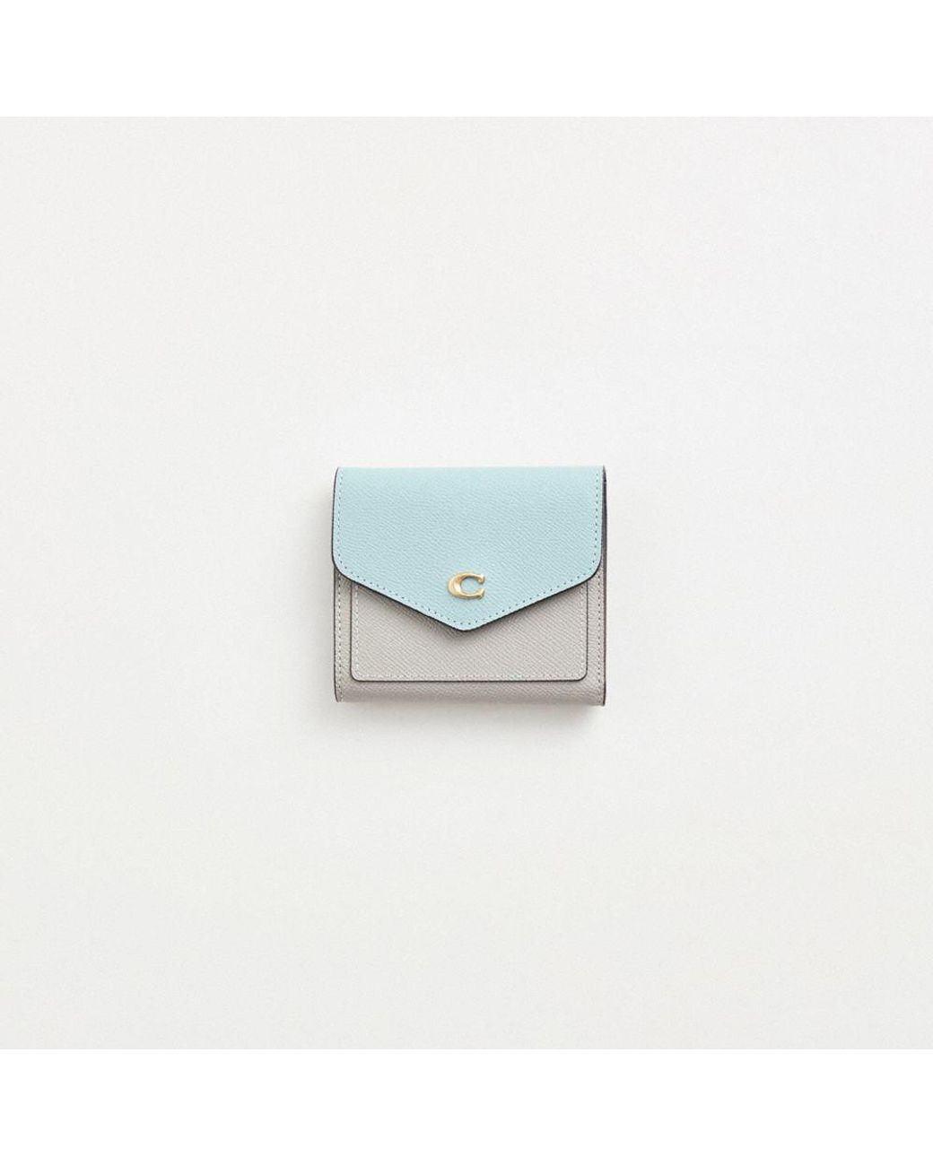 COACH Restored Wyn Small Wallet In Colorblock in Blue | Lyst