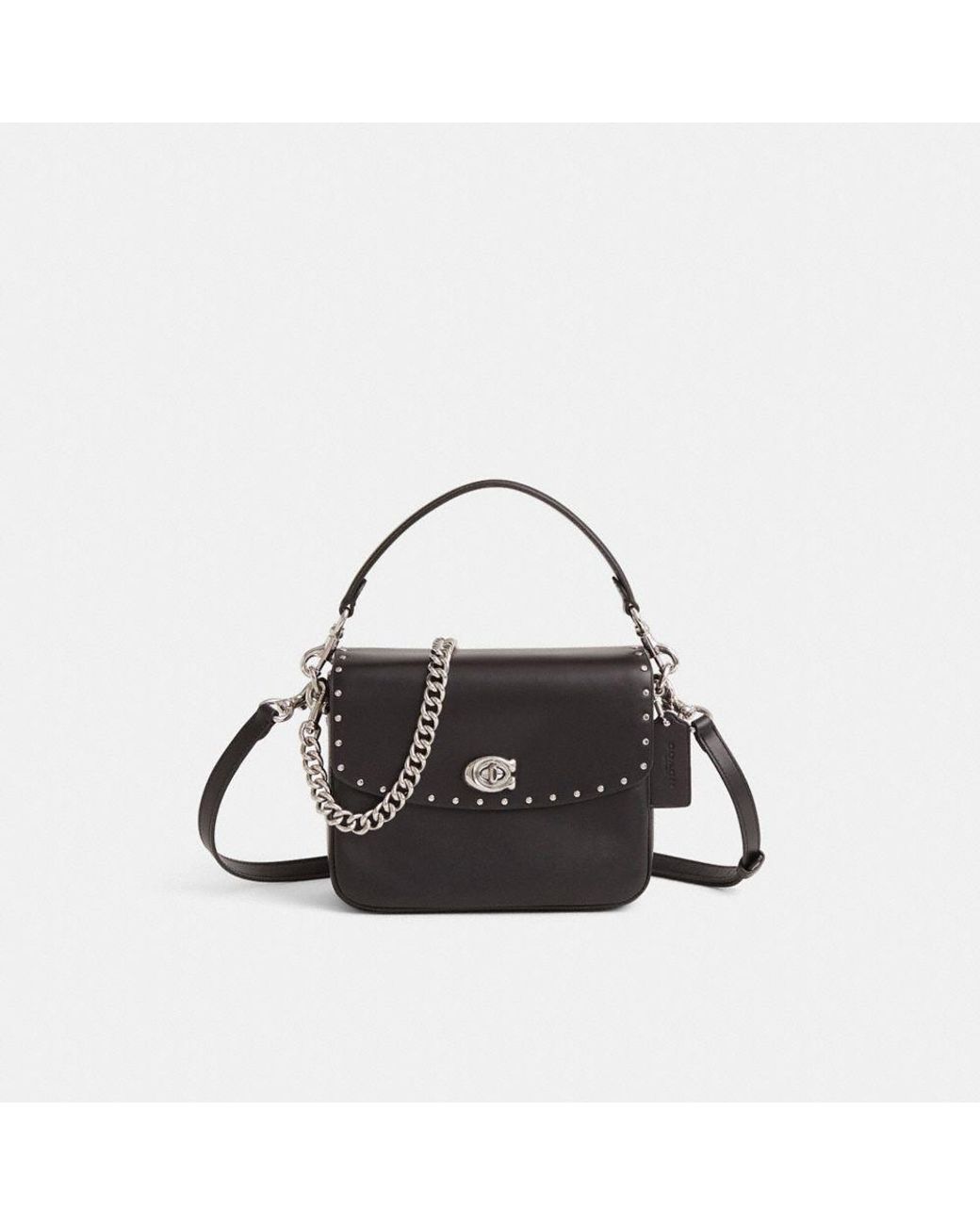 COACH Restored Cassie Crossbody Bag 19 With Rivets in Black | Lyst