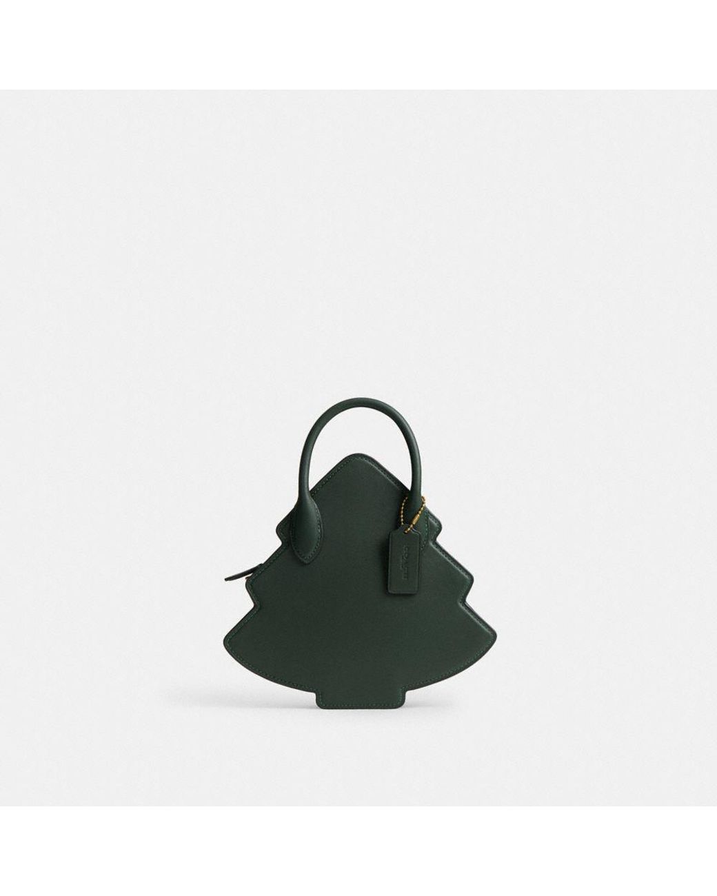 COACH Tree Bag In Regenerative Leather in Green | Lyst