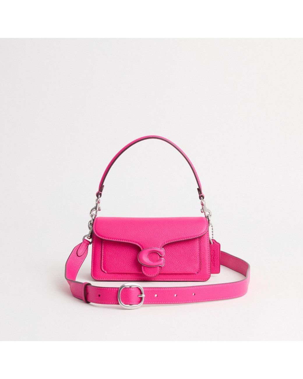 COACH Restored Tabby Shoulder Bag 20 in Pink | Lyst
