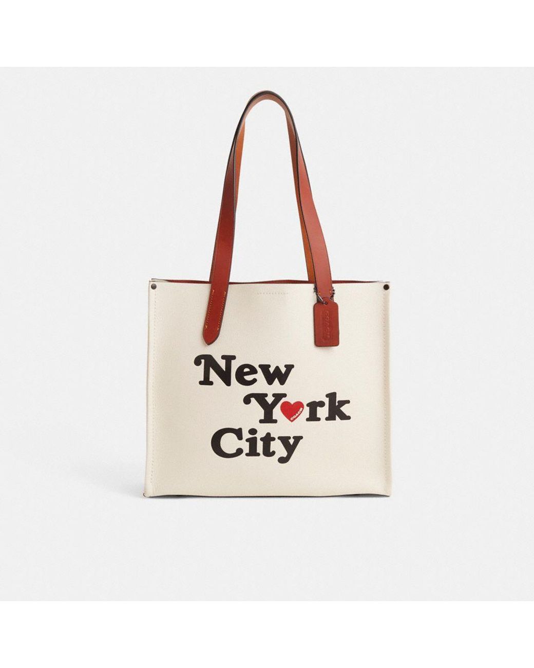 COACH Restored Relay Tote Bag 34 With New York City in Natural for Men ...