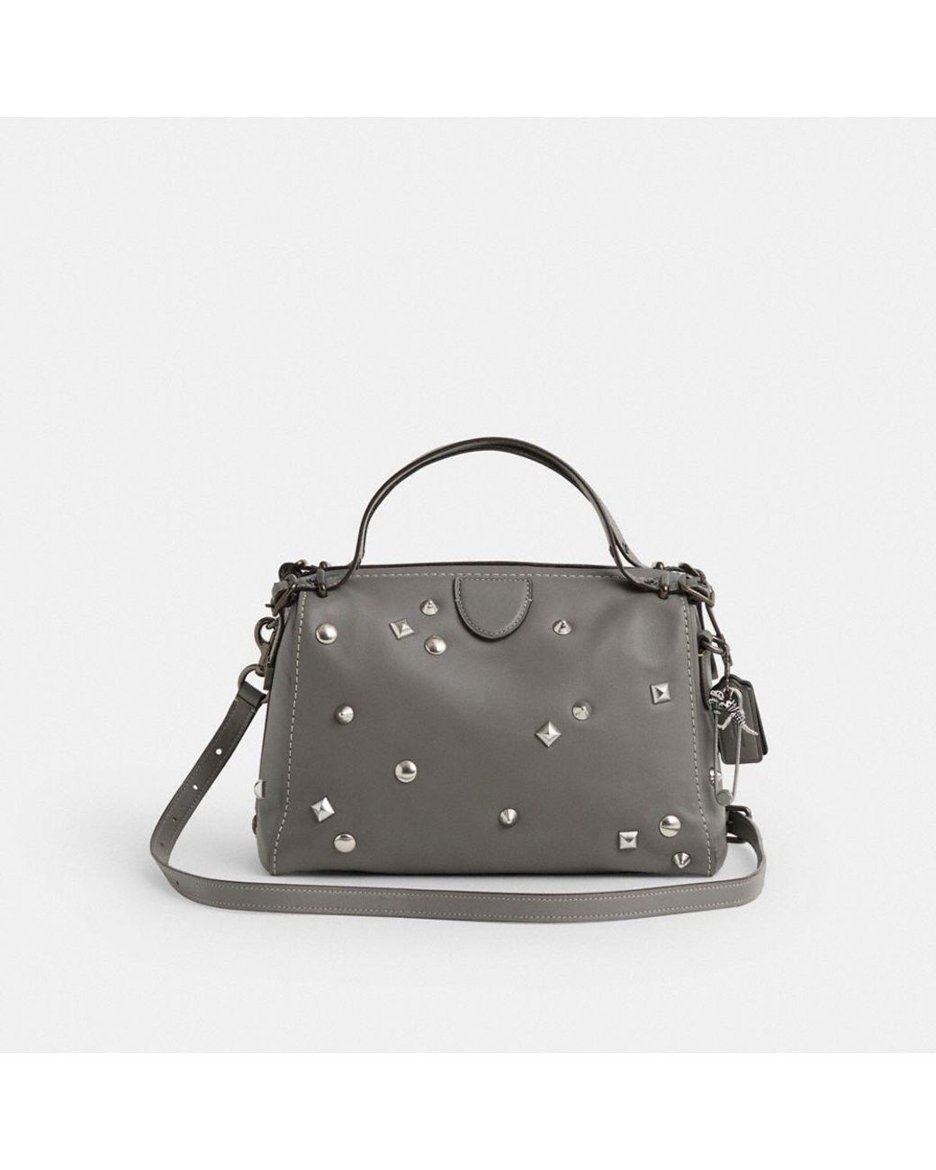COACH Upcrafted Laural Frame Bag in Gray | Lyst