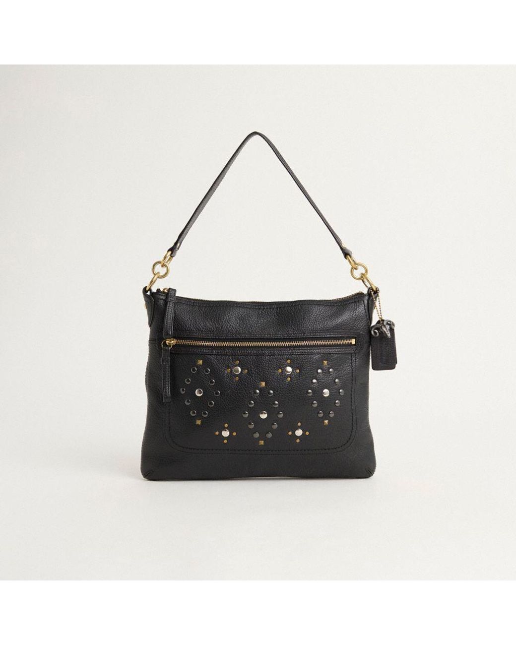 COACH Upcrafted Perri Hippie Bag in Black | Lyst
