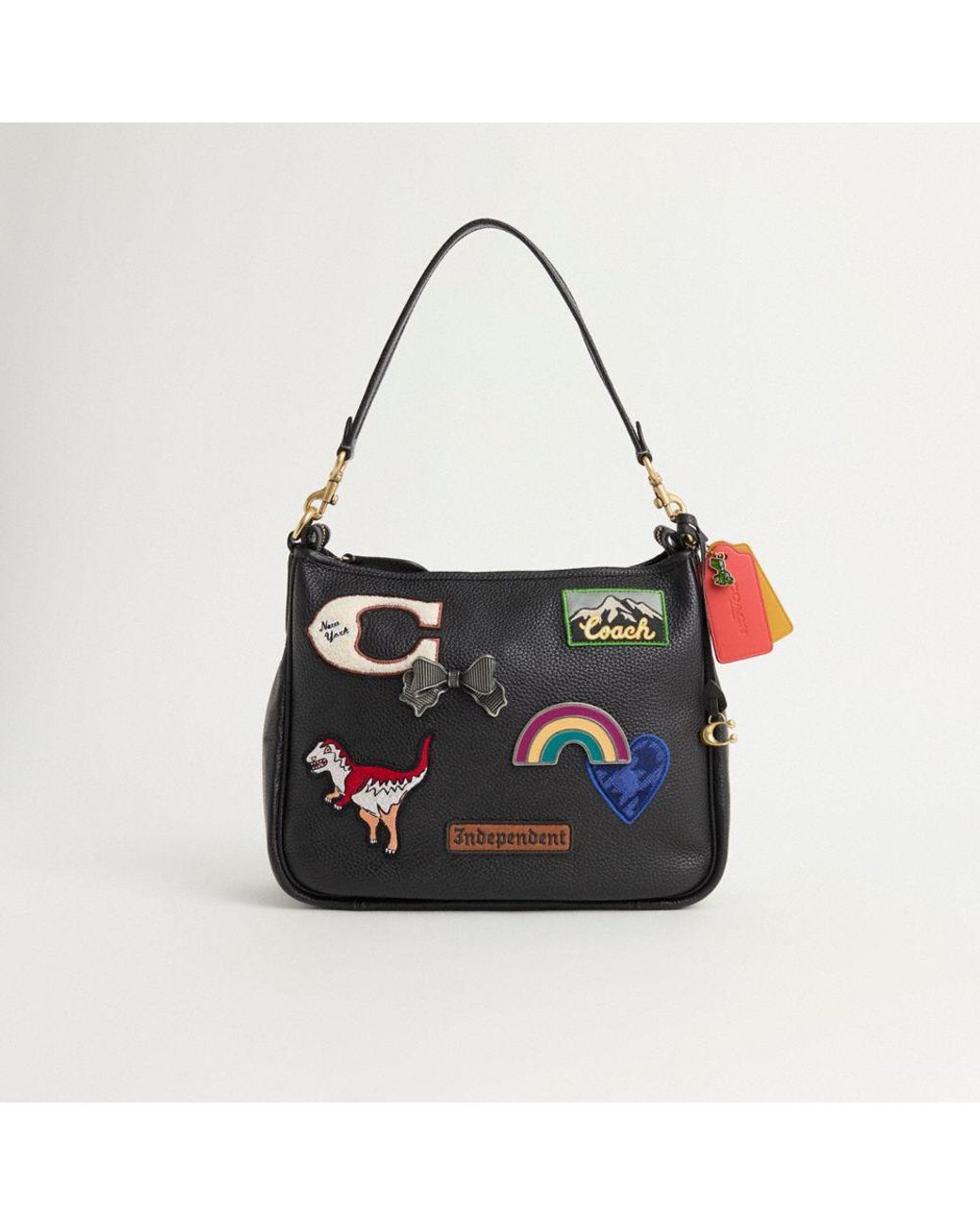 COACH Upcrafted Cary Shoulder Bag in Black | Lyst