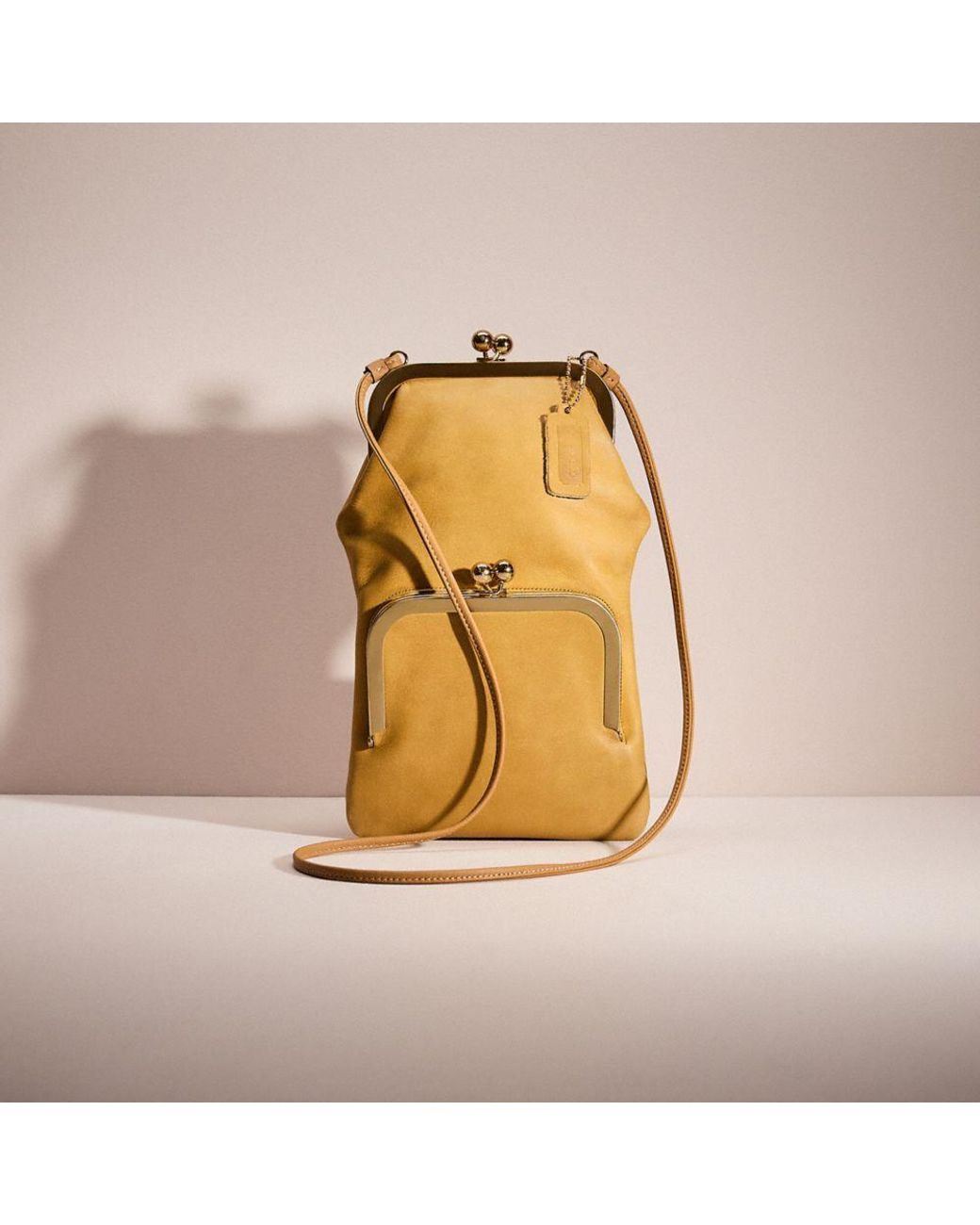 COACH Vintage Cashin Carry Swinger Bag in Metallic | Lyst