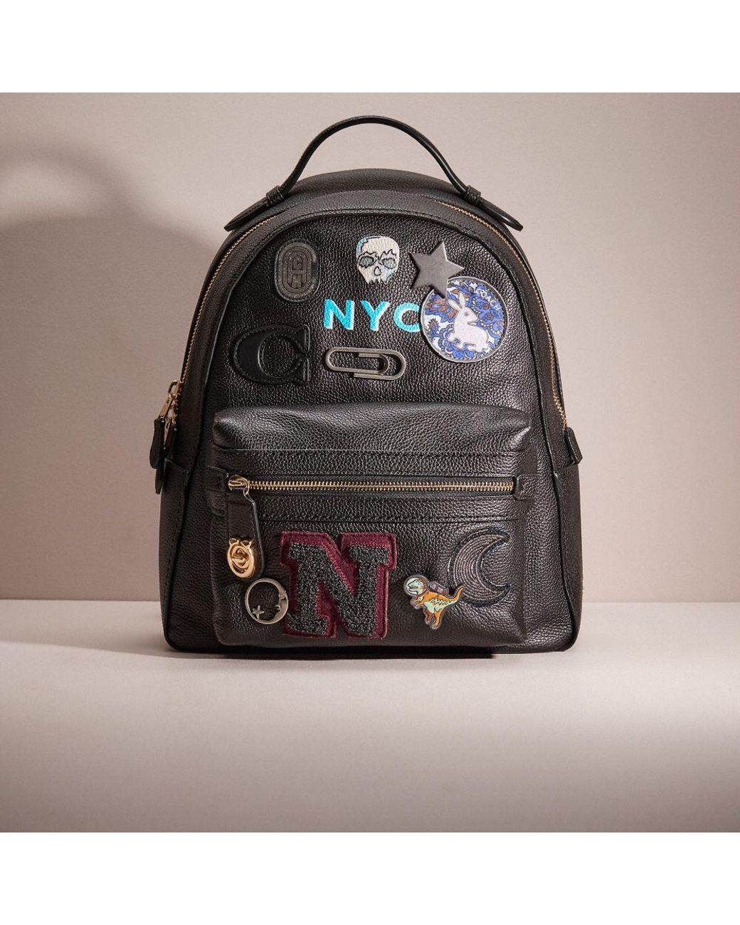 COACH Upcrafted Campus Backpack in Gray | Lyst