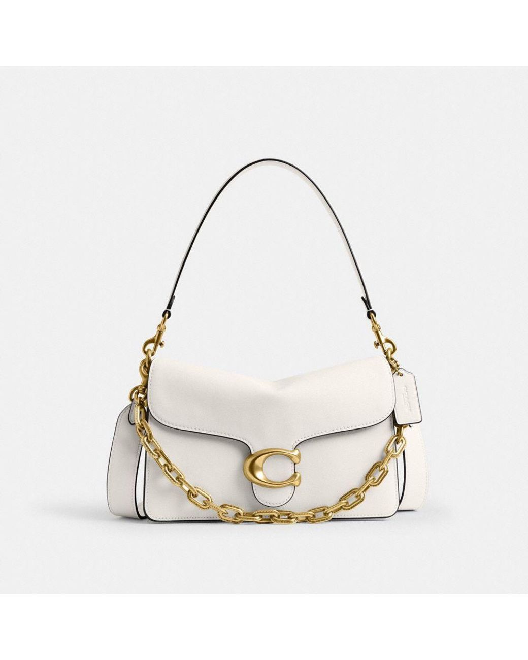 COACH Tabby Chain Bag in Natural | Lyst