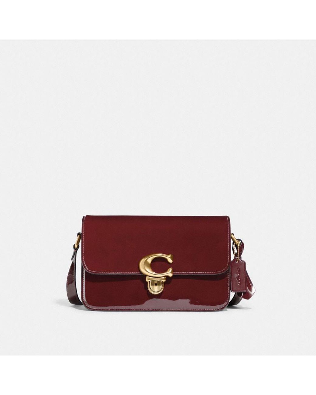 COACH Studio Shoulder Bag in Red | Lyst