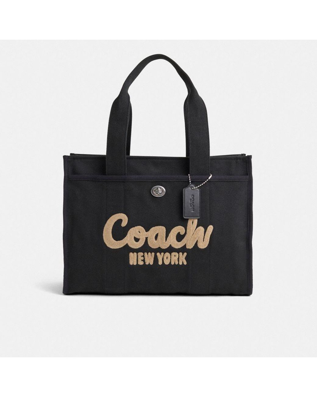 COACH Restored Cargo Tote Bag 42 in Black | Lyst