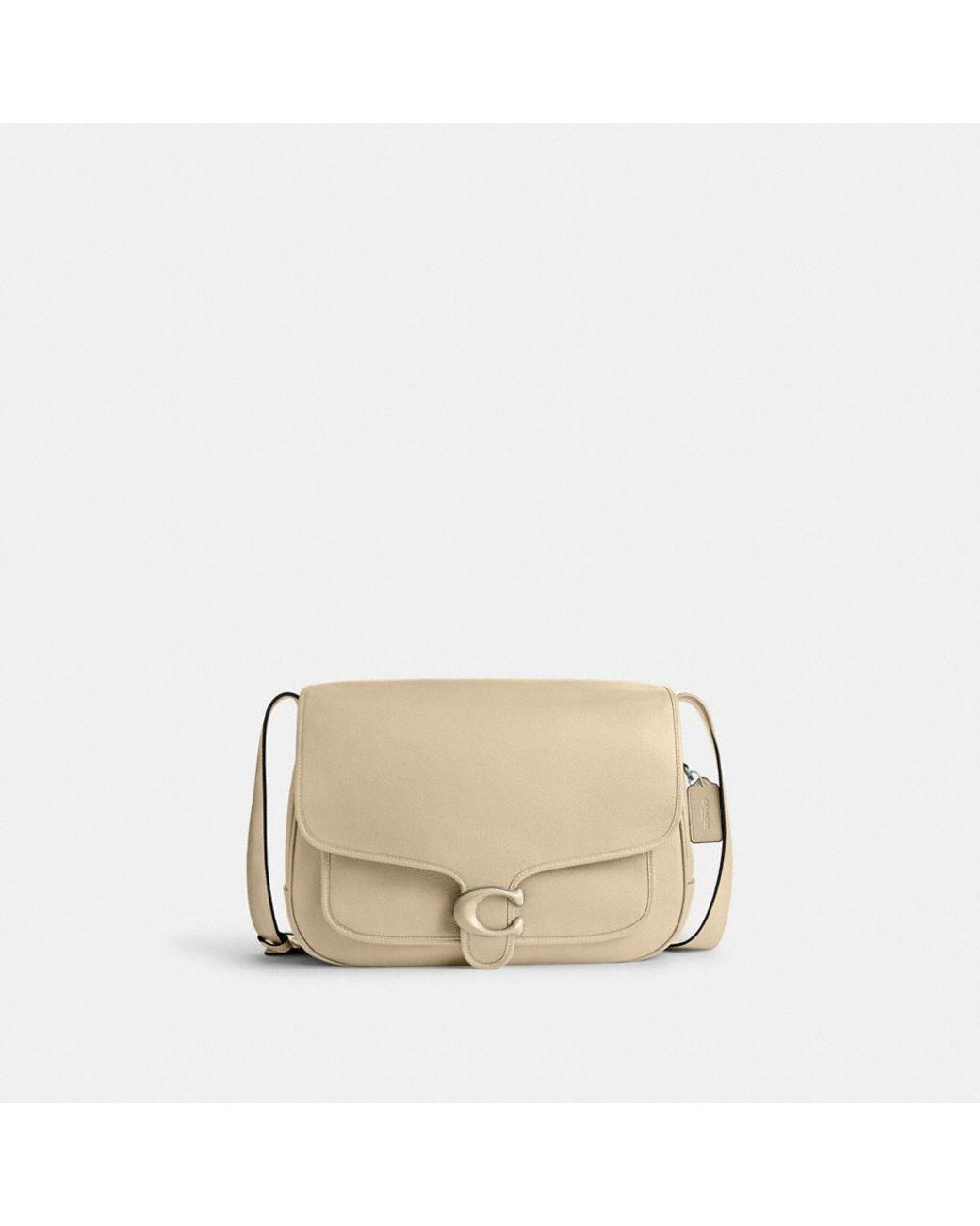 COACH Tabby Messenger Bag 40 in Natural for Men | Lyst