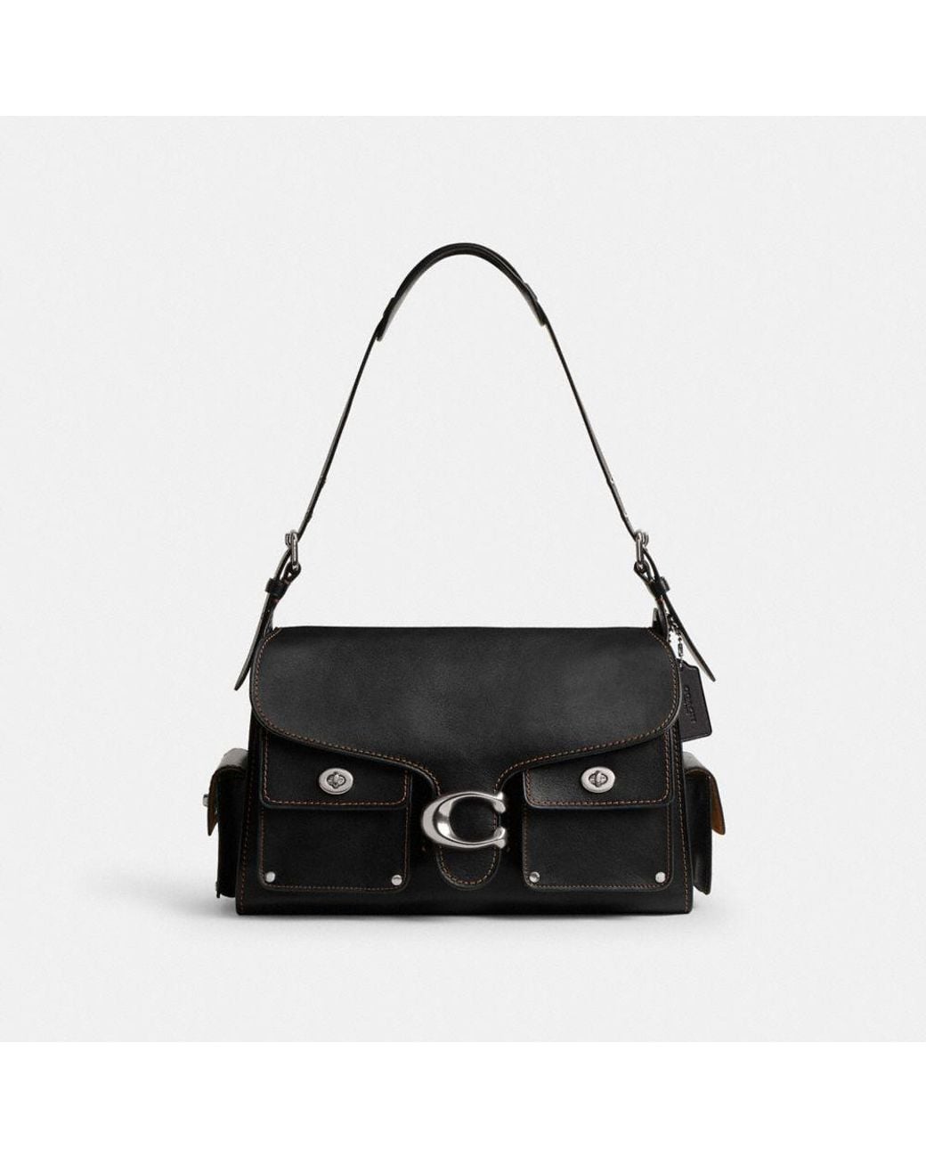 COACH Cargo Tabby Bag 36 in Black | Lyst