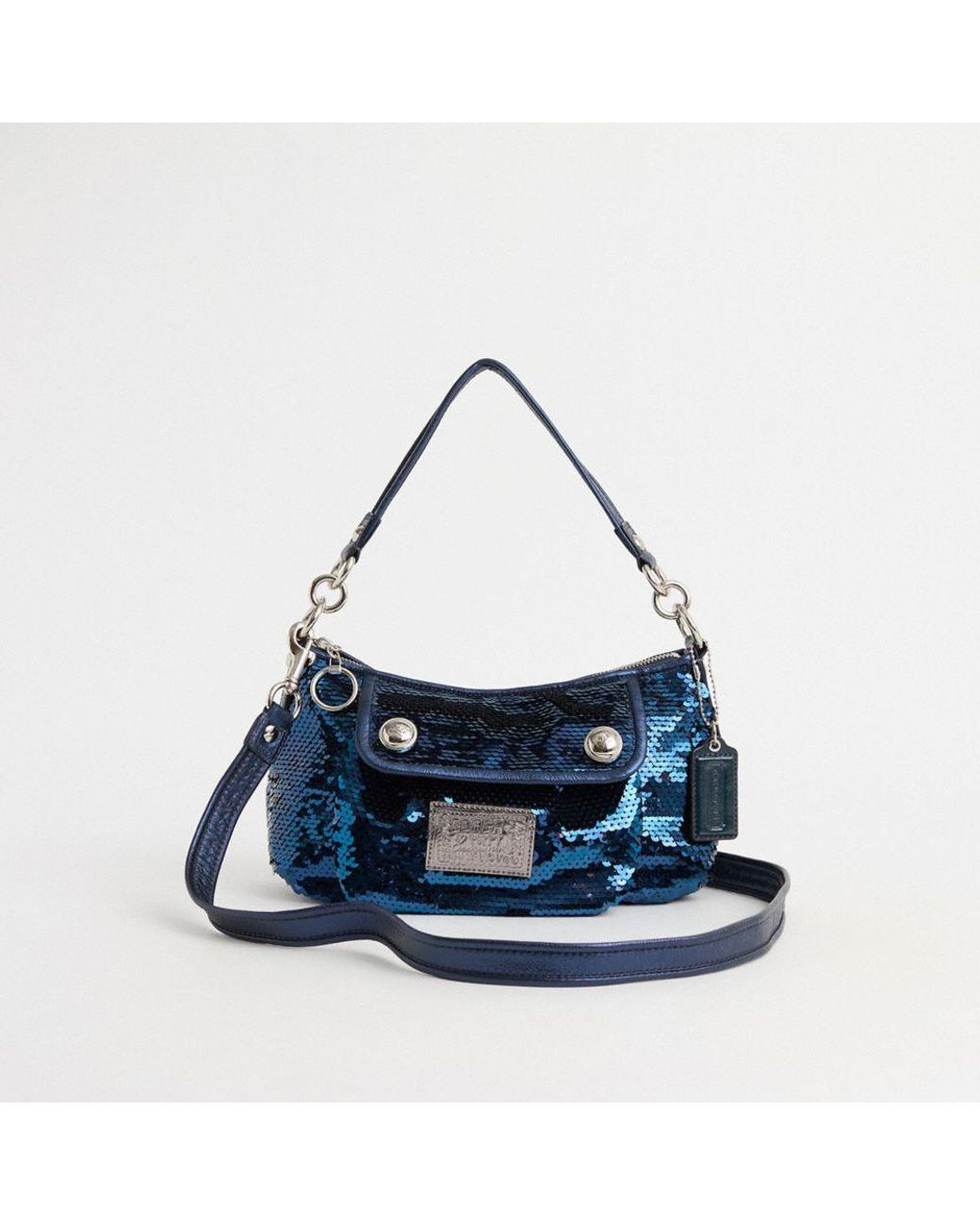 COACH Restored Poppy Groovy Crossbody in Blue | Lyst