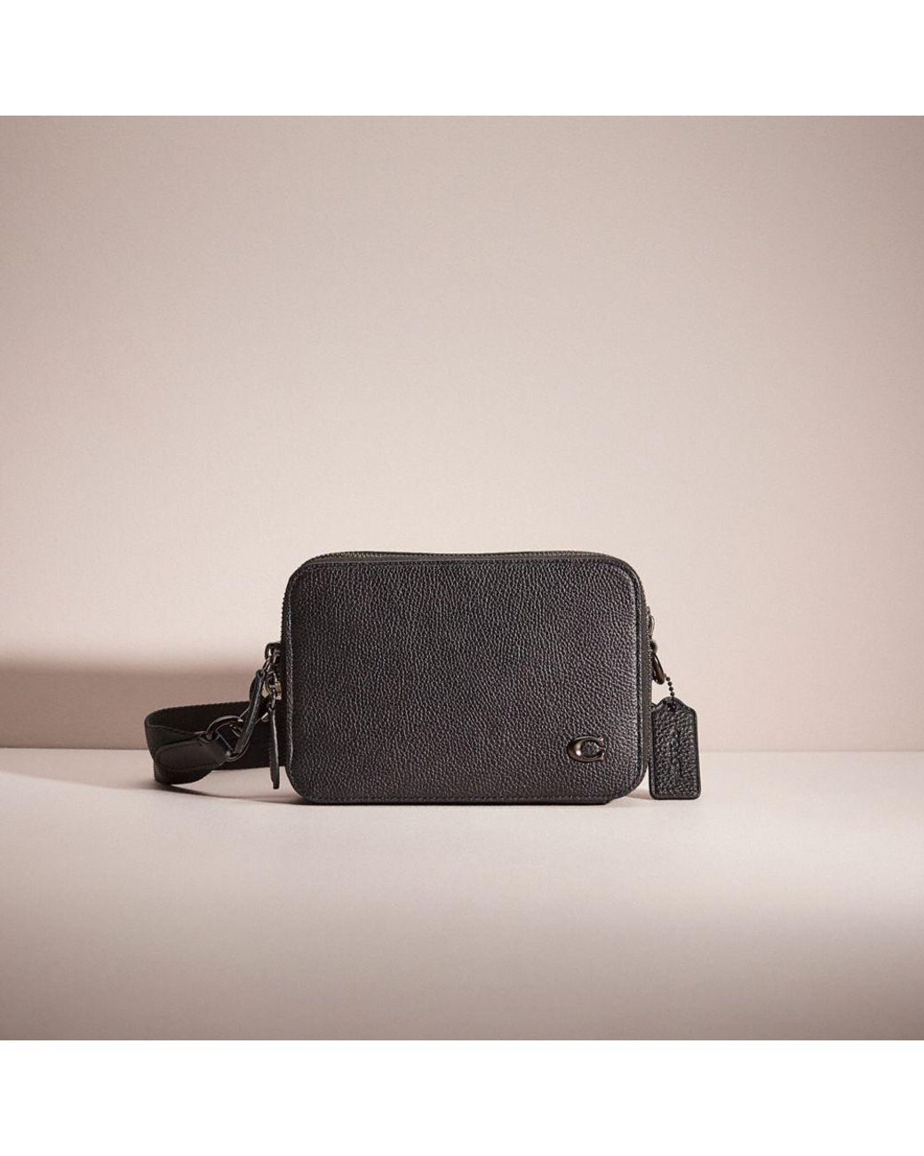 COACH Restored Charter Crossbody 19 in Black for Men | Lyst