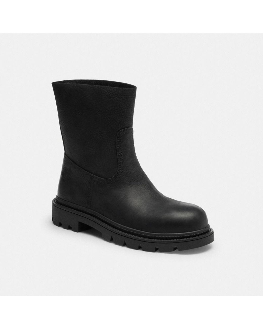 COACH Work Boot in Black for Men | Lyst Canada