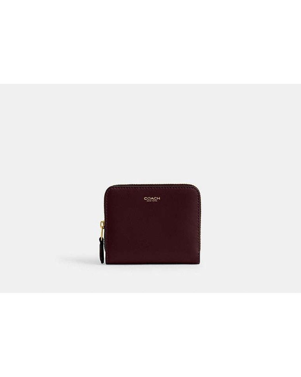 COACH New York Billfold Wallet in Red | Lyst UK