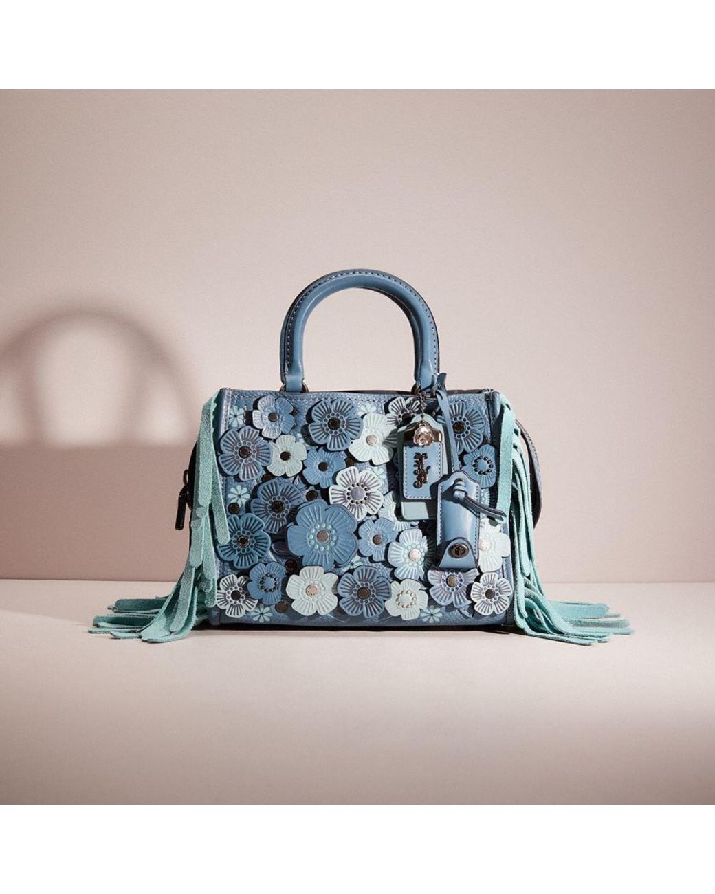 COACH Upcrafted Rogue 25 With Tea Rose in Blue | Lyst