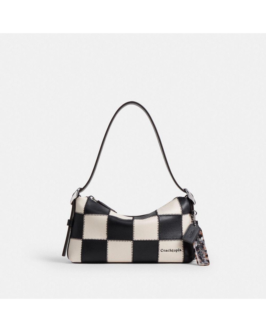 COACH Alter/ego Small Slouchy Shoulder Bag In Checkerboard Upcrafted ...