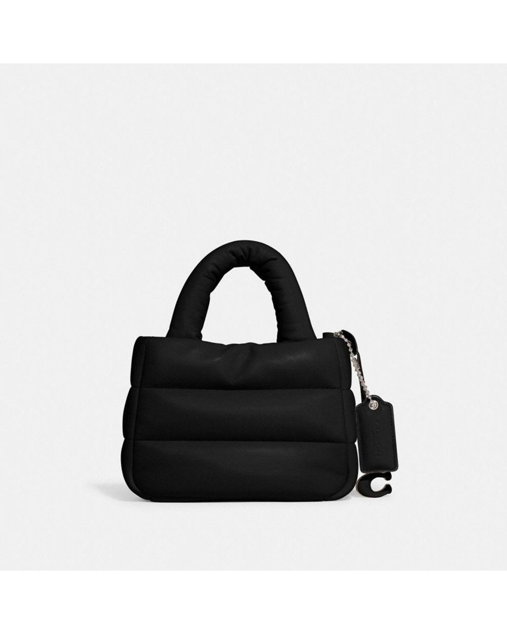 COACH Mini Pillow Tote in Black | Lyst