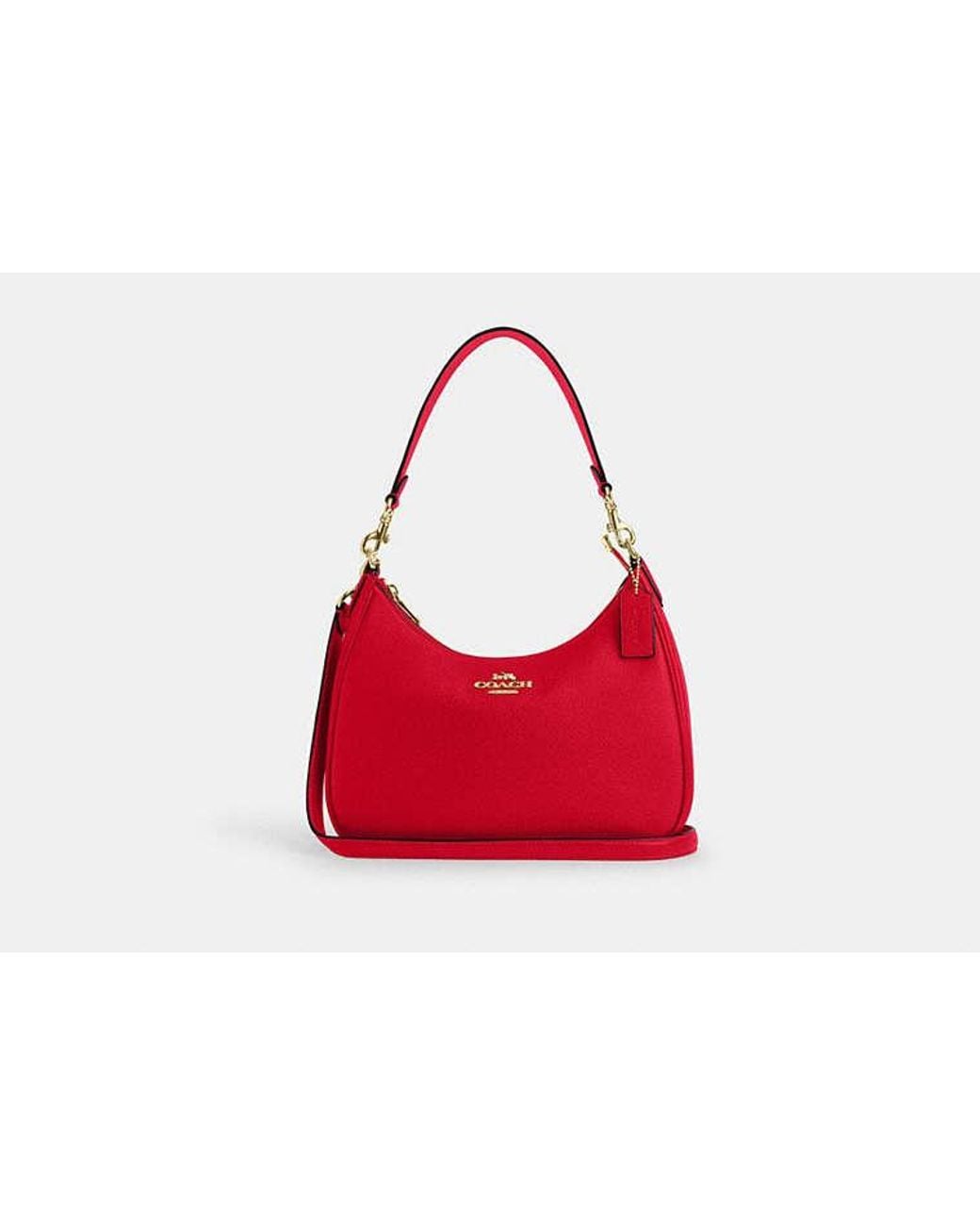 COACH Teri Hobo Bag in Red | Lyst