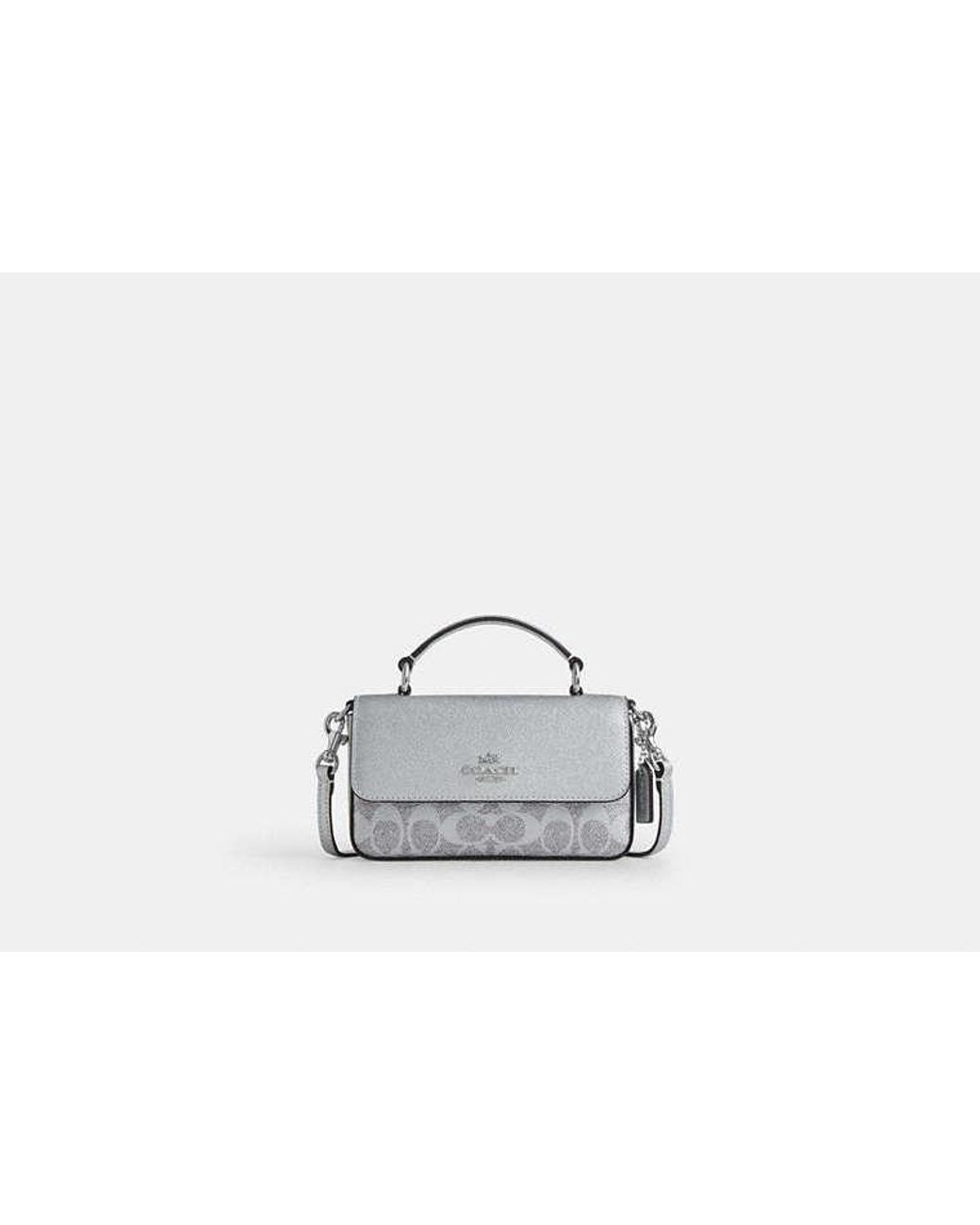 COACH Mini Josie Top Handle Bag in Black | Lyst