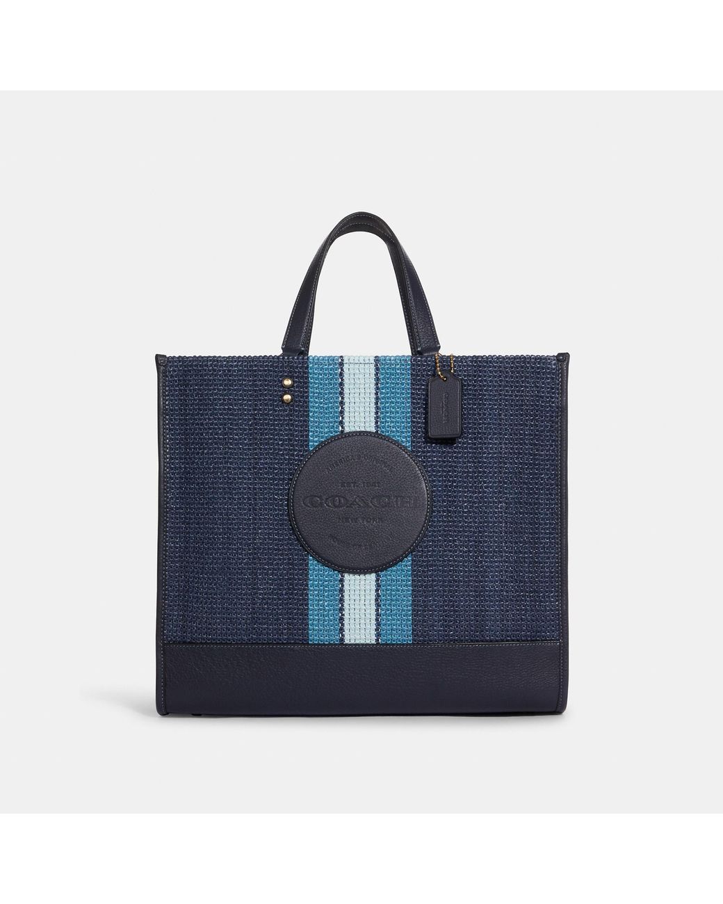 COACH Dempsey Tote 40 With Coach Patch in Blue | Lyst