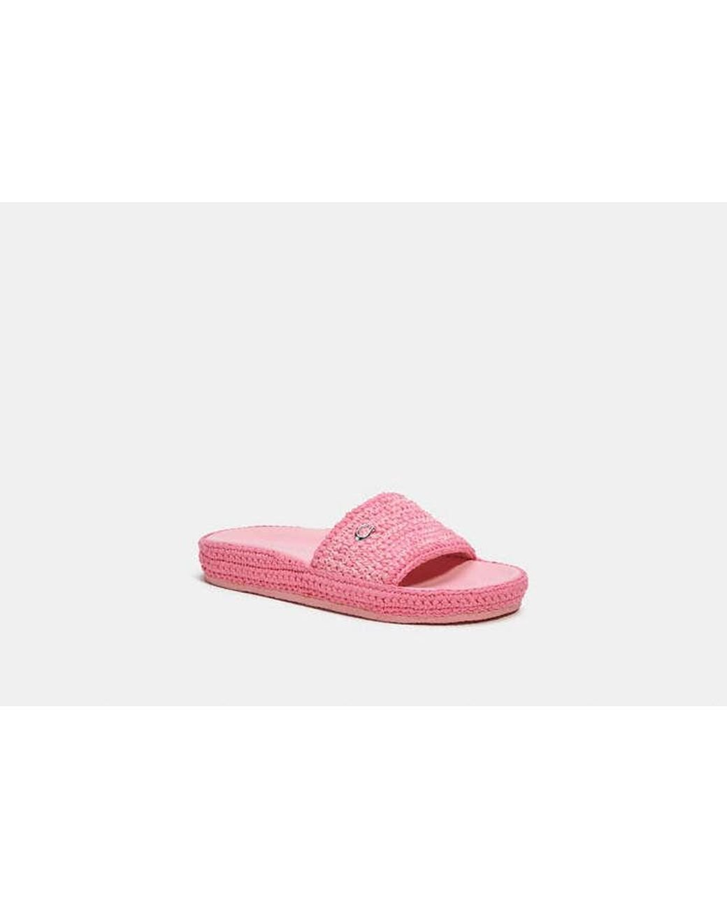 COACH Averie Sandal in Pink | Lyst