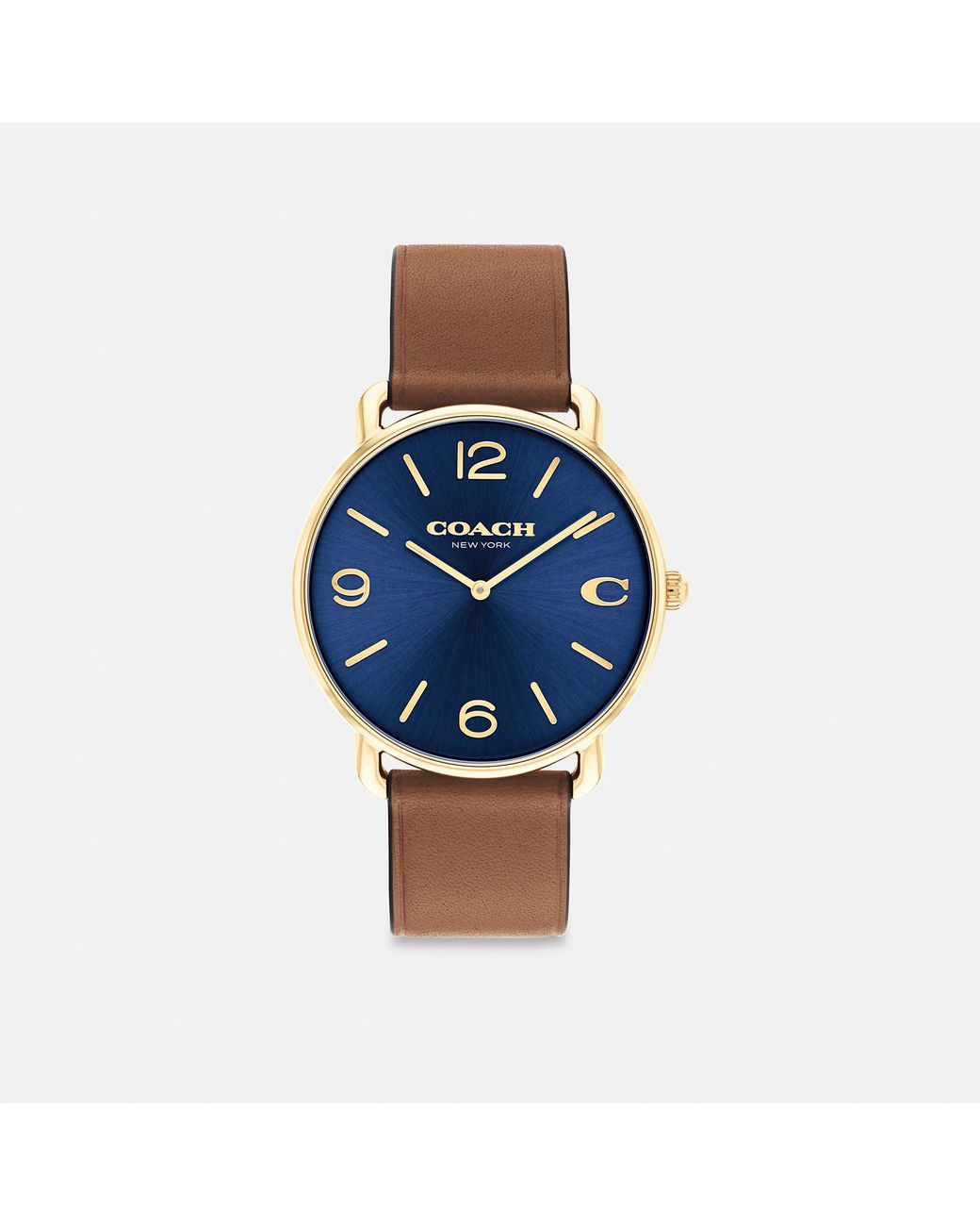 COACH Elliot Watch, 41Mm in Blue for Men | Lyst