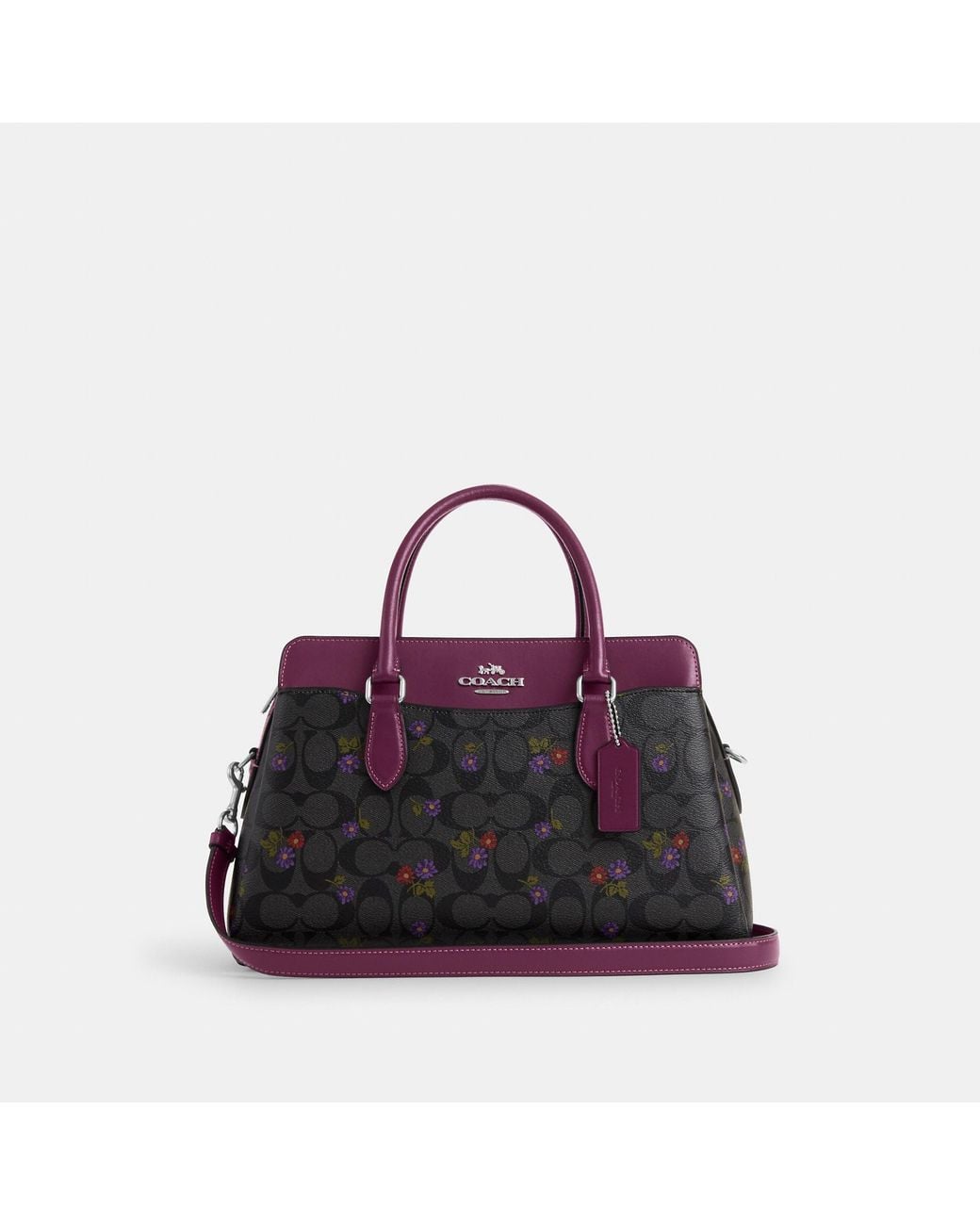 Coach Outlet Darcie Carryall In Signature Canvas With Country Floral ...